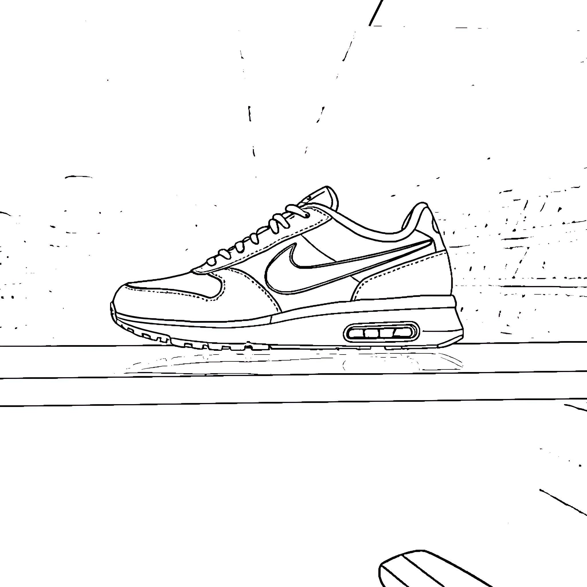 Best Nike Shoe Coloring Pages (Free Printable PDF)
