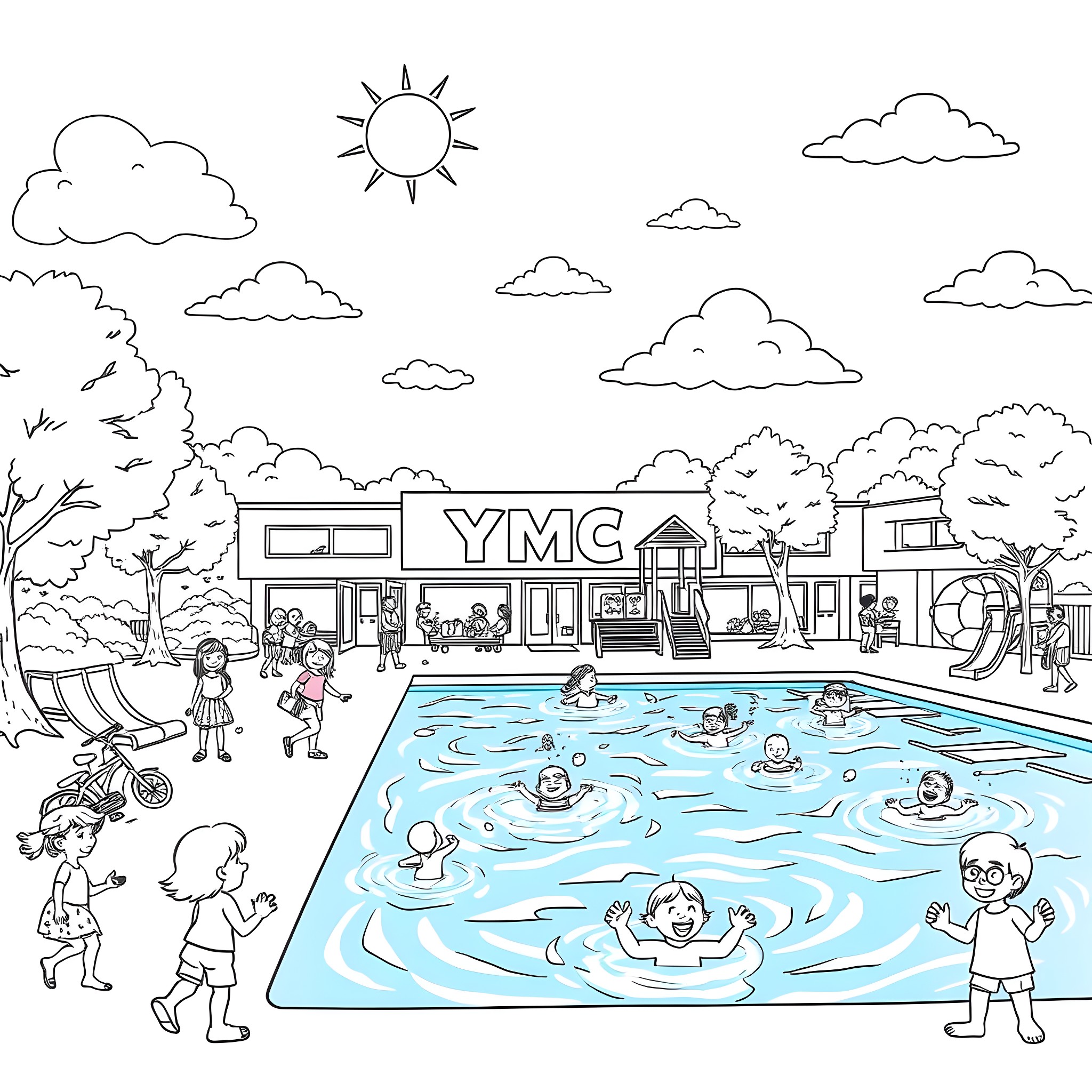 14 Best YMCA Coloring Pages (Free Printable PDFs)