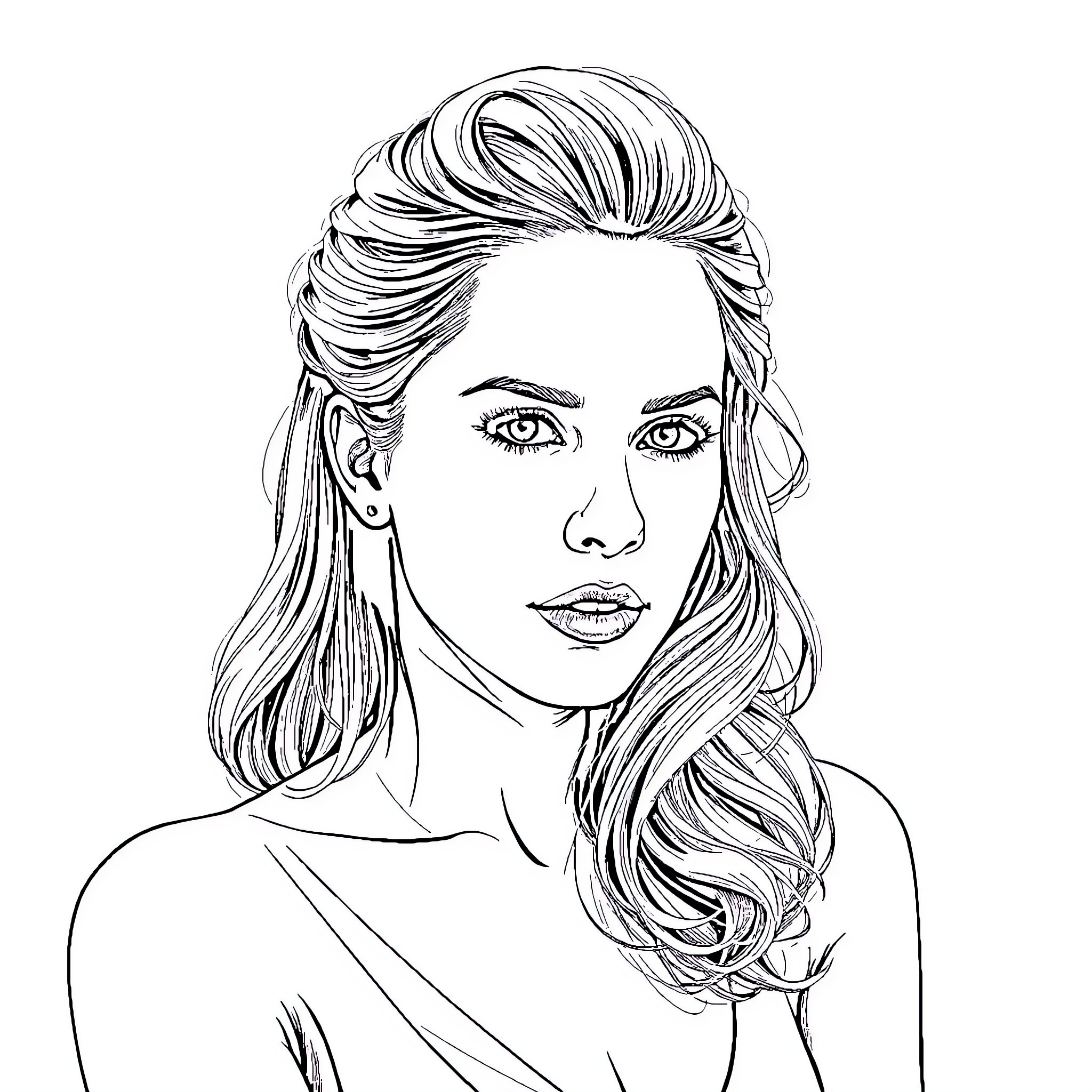 Best Scarlett Johansson Coloring Pages (Free Printable PDF)