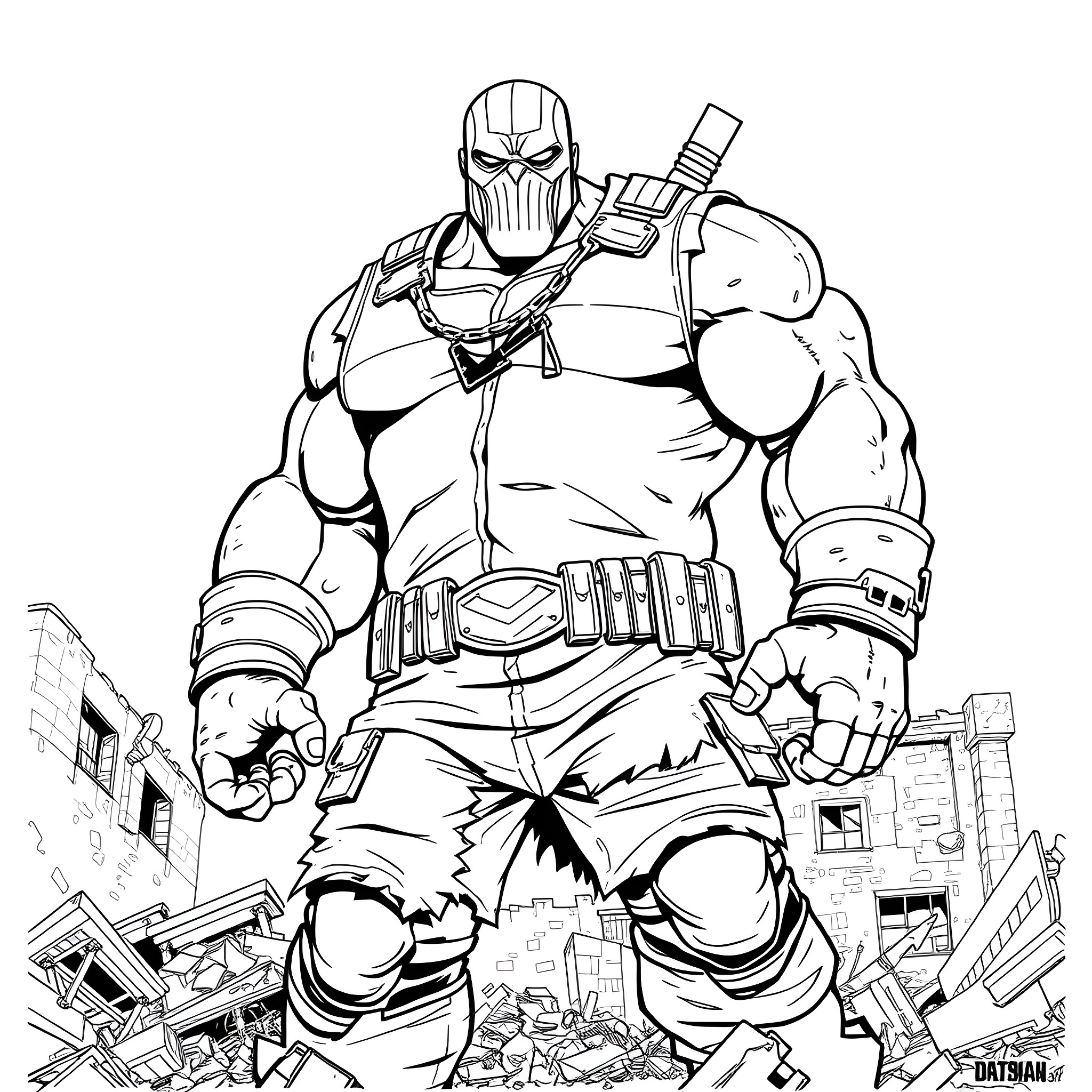 107 Best Bane Coloring Pages (Free Printable PDFs)