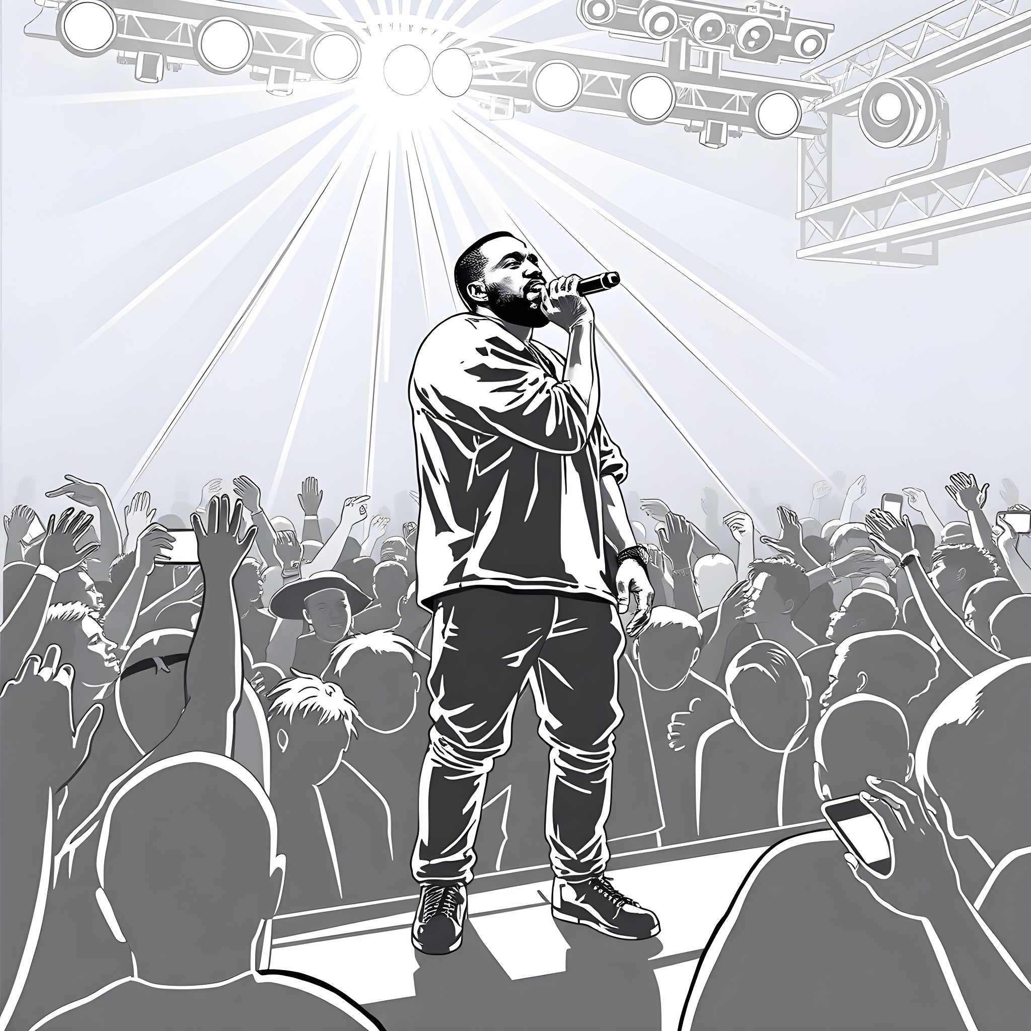 17 Best Kanye West Coloring Pages (Free Printable PDFs)