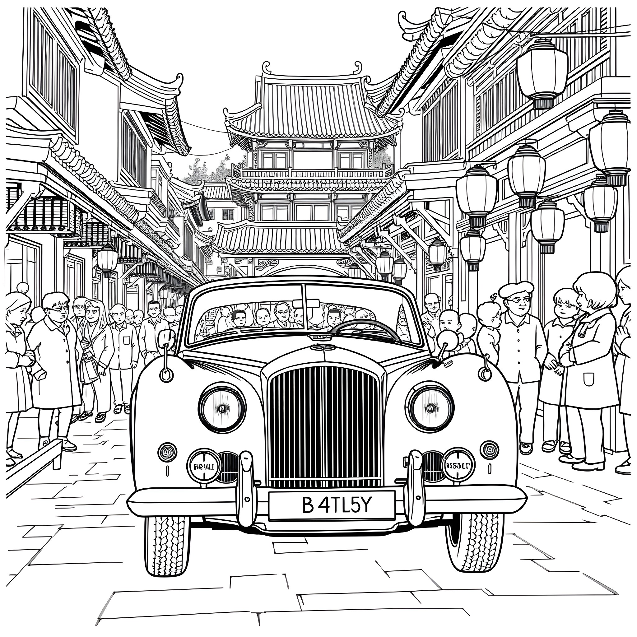Best Rolls Royce Coloring Pages (Free Printable PDF)
