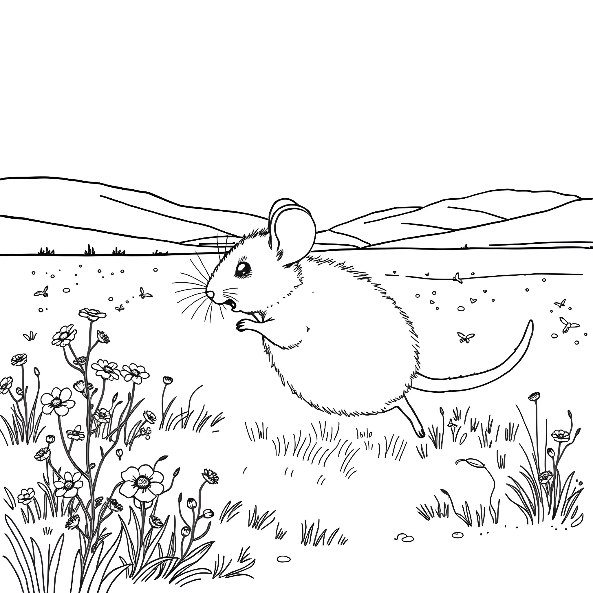 98 Best Mouse Coloring Pages (Free Printable PDFs)