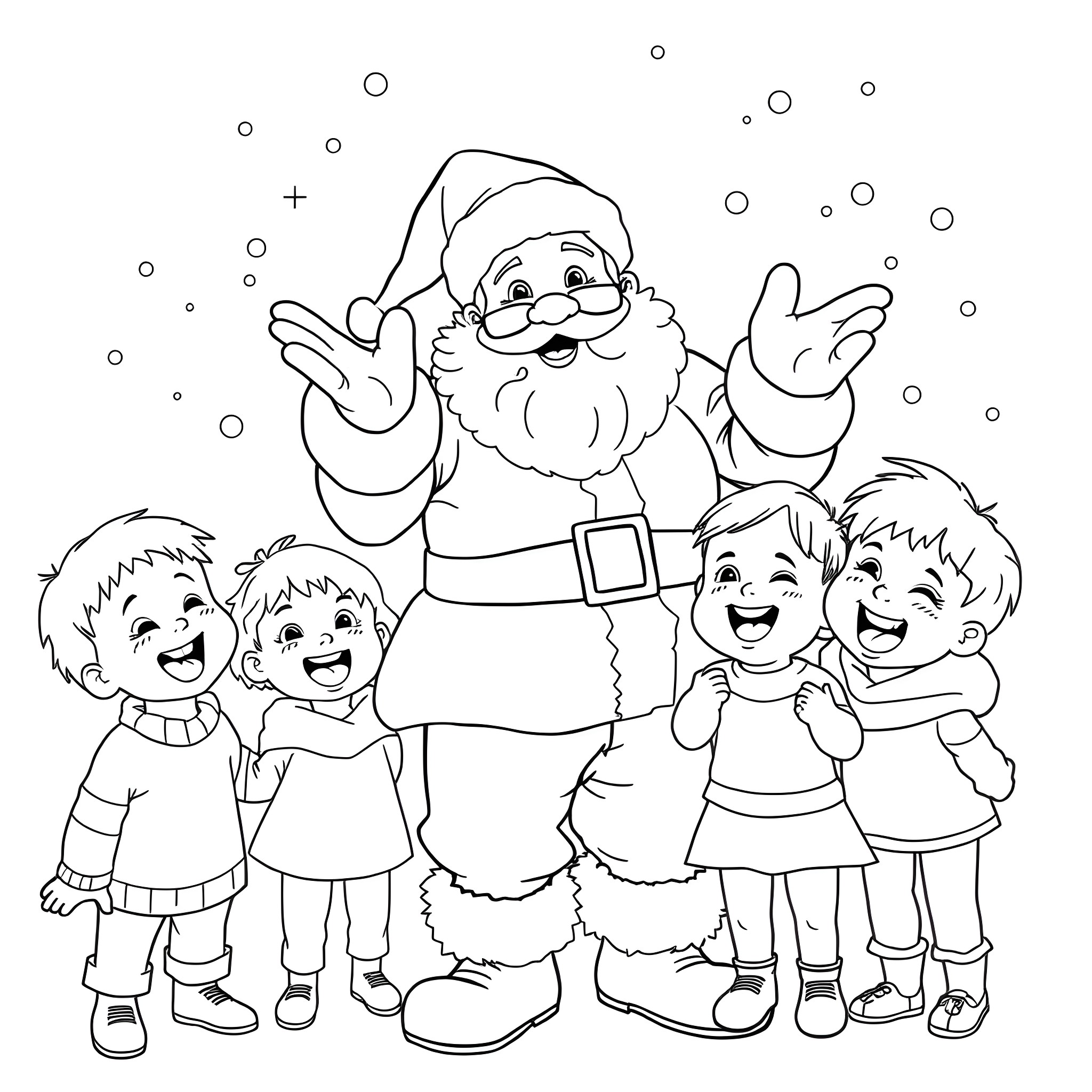 Best Santa Claus Coloring Pages (Free Printable PDF)