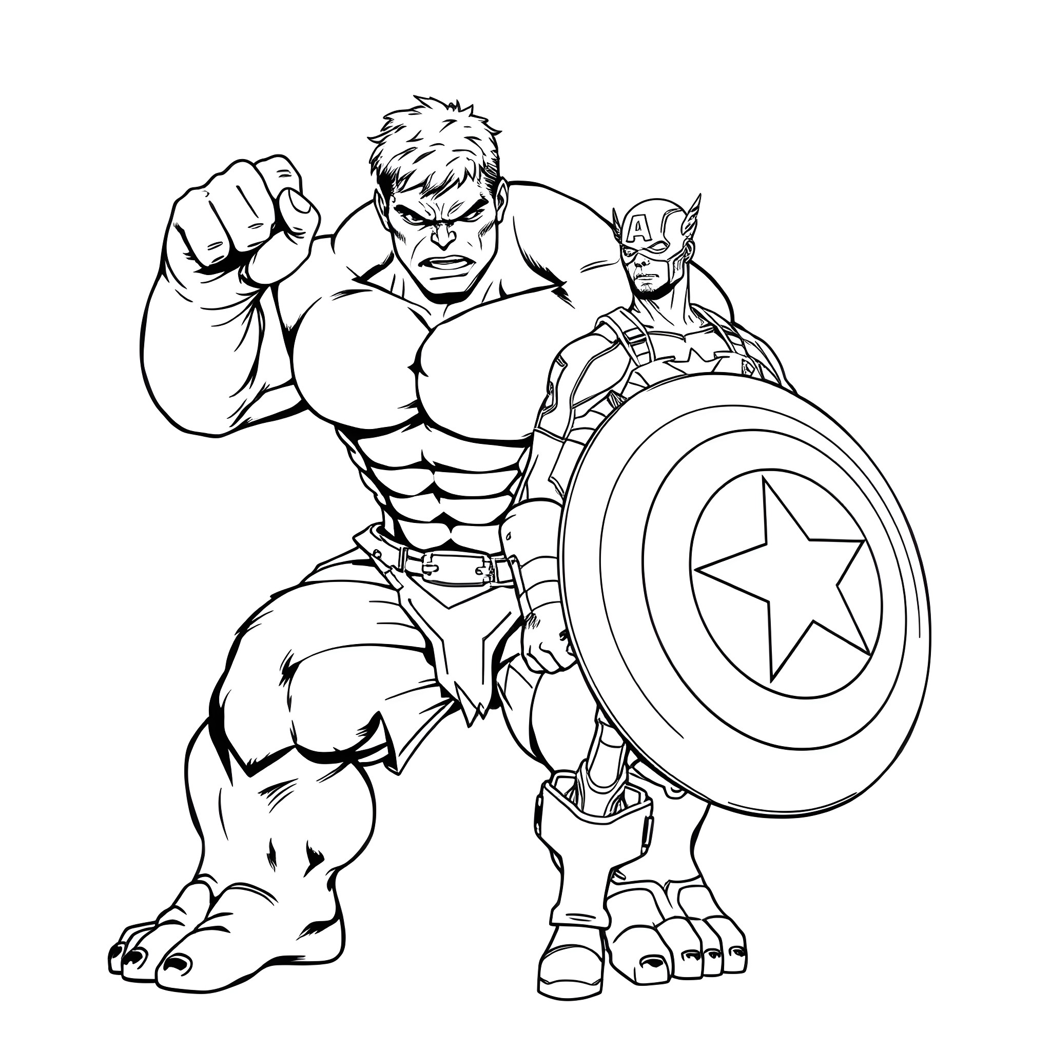 Best Hulk Coloring Pages (Free Printable PDF)
