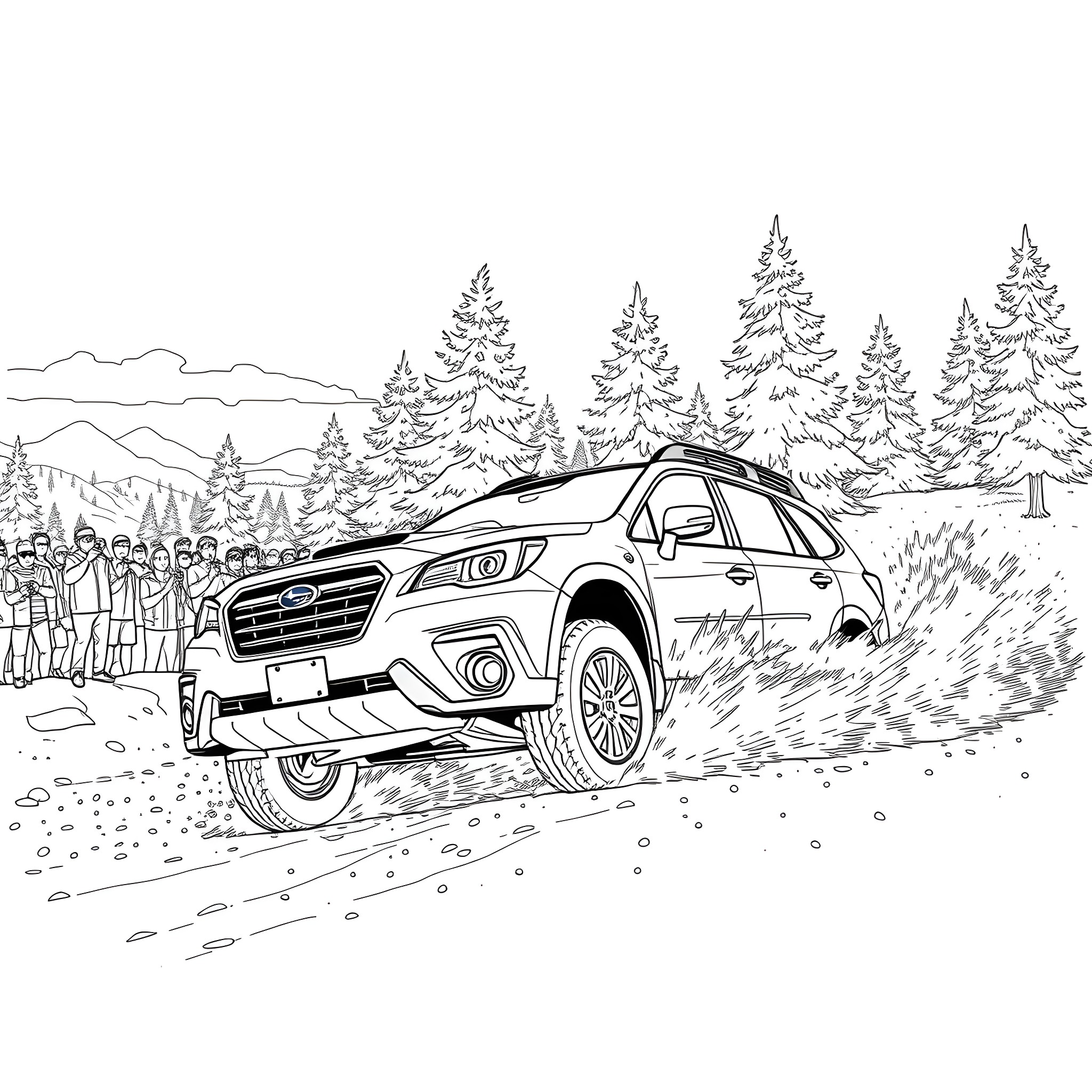 Best Subaru Coloring Pages (Free Printable PDF)