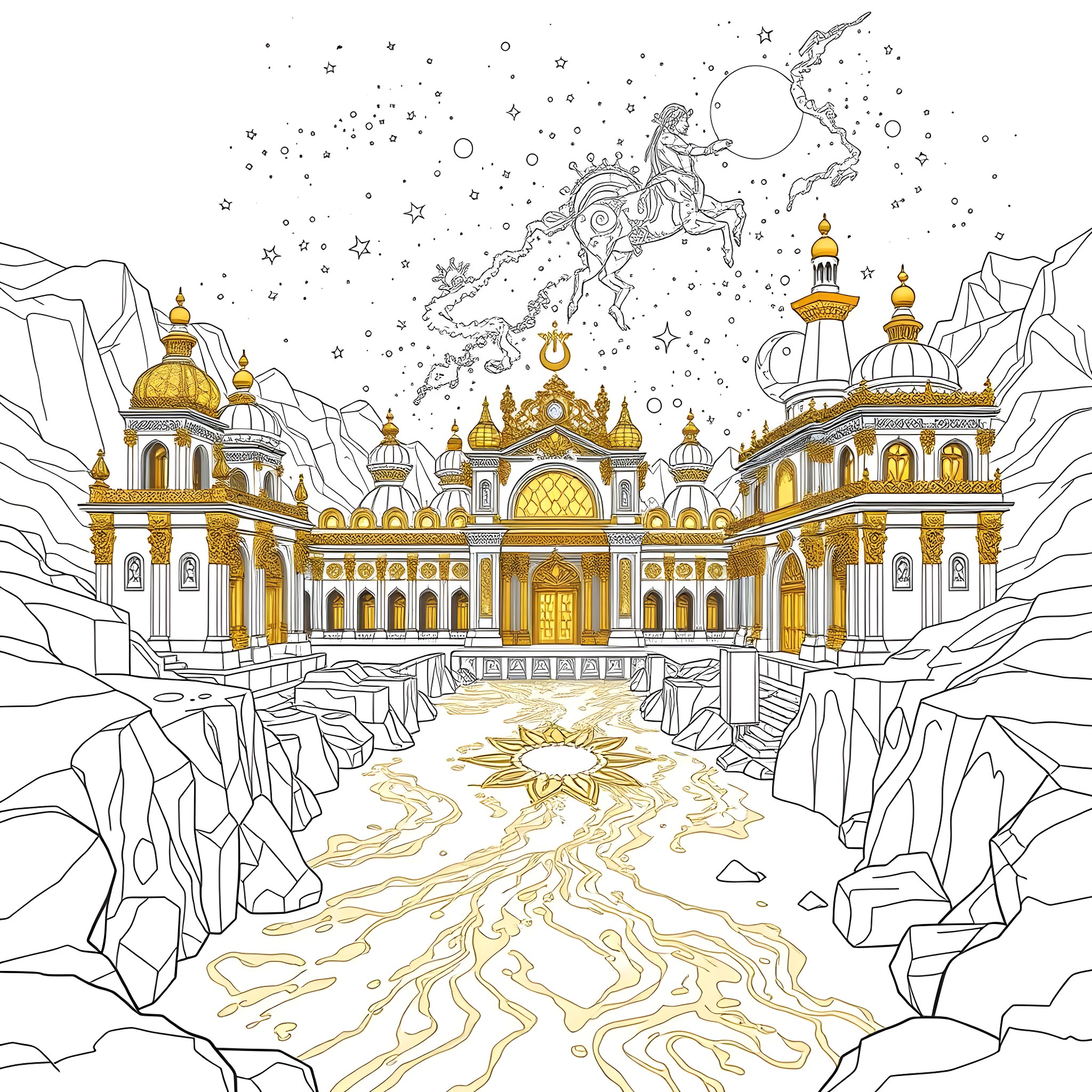 Best Palace Coloring Pages (Free Printable PDF)