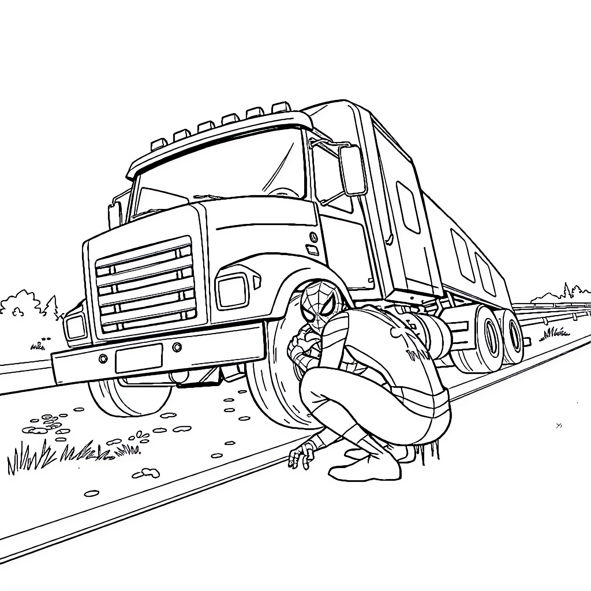 Best Truck Coloring Pages (Free Printable PDF)