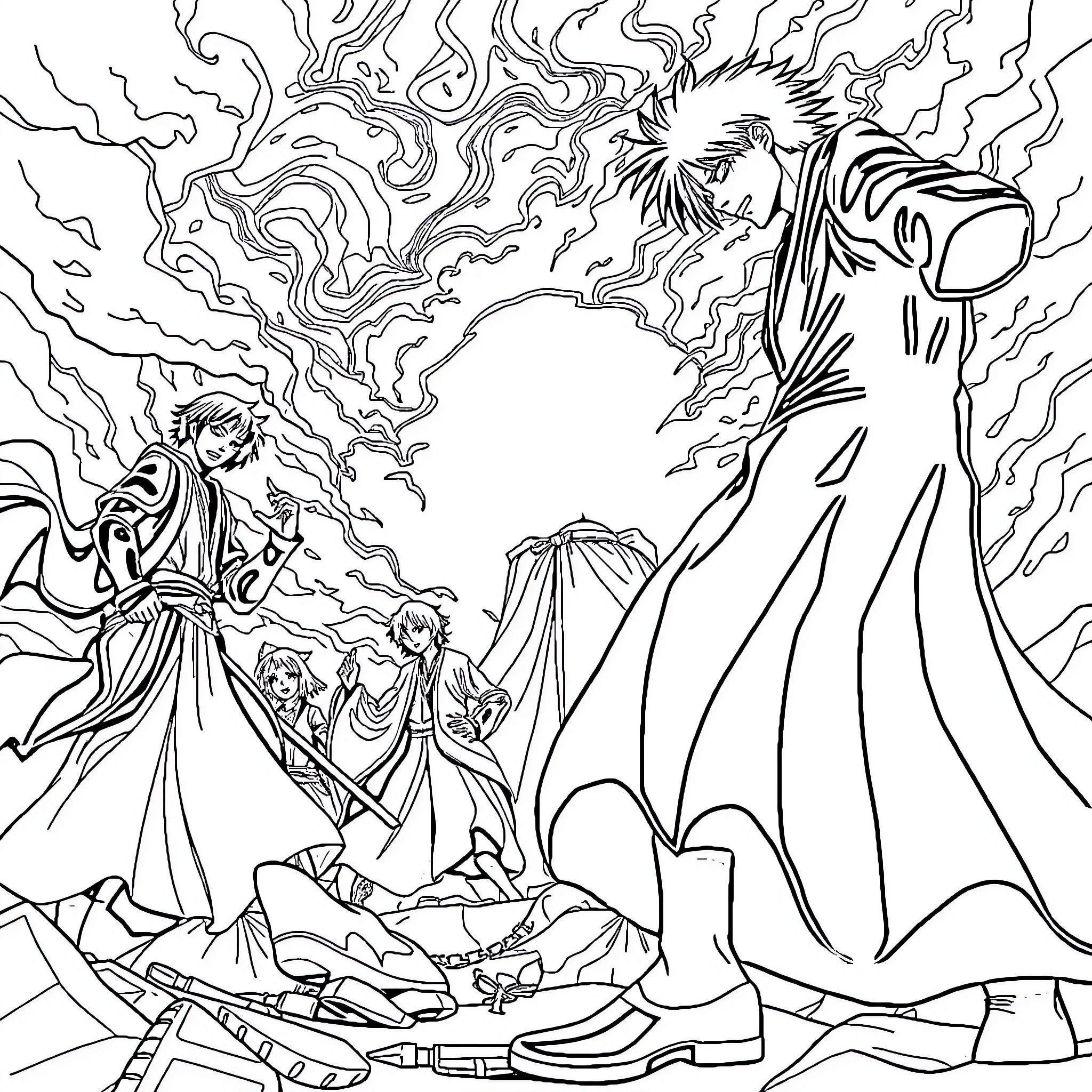 Best Bleach Coloring Pages (Free Printable PDF)