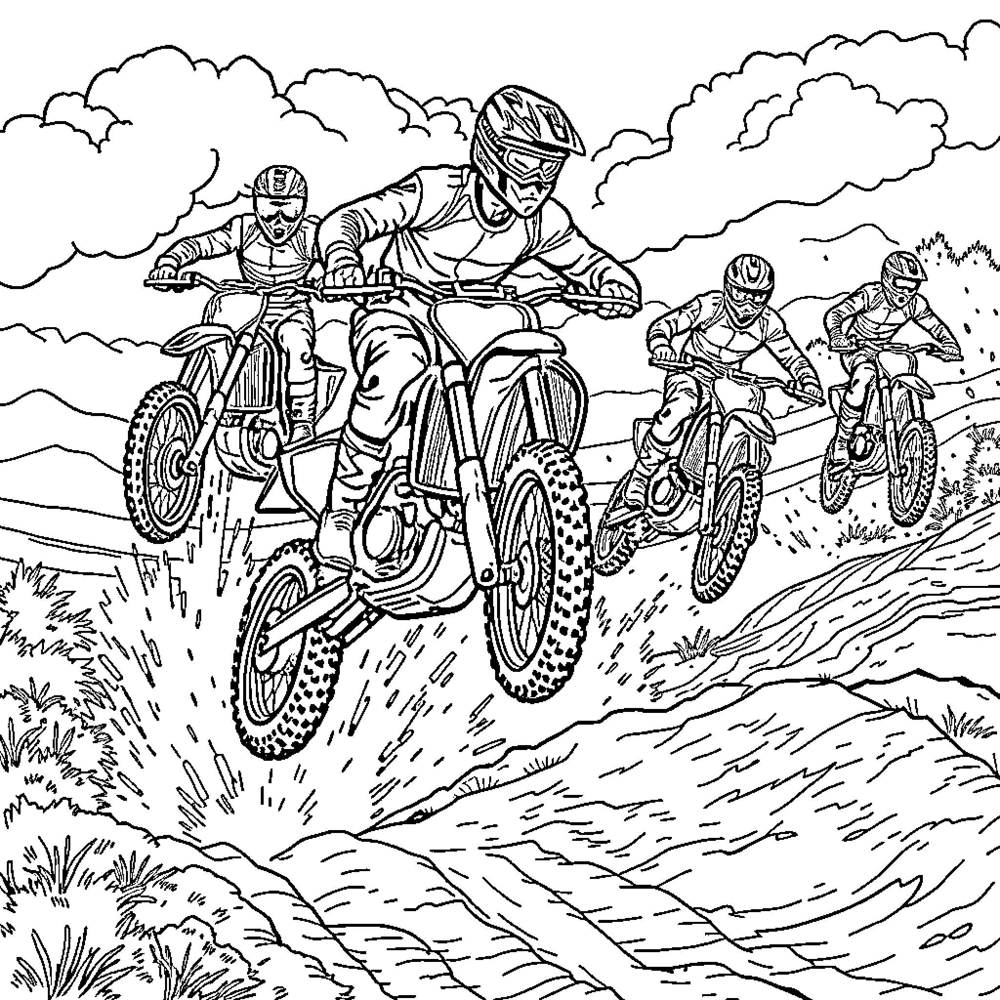 Best Motocross Coloring Pages (Free Printable PDF)