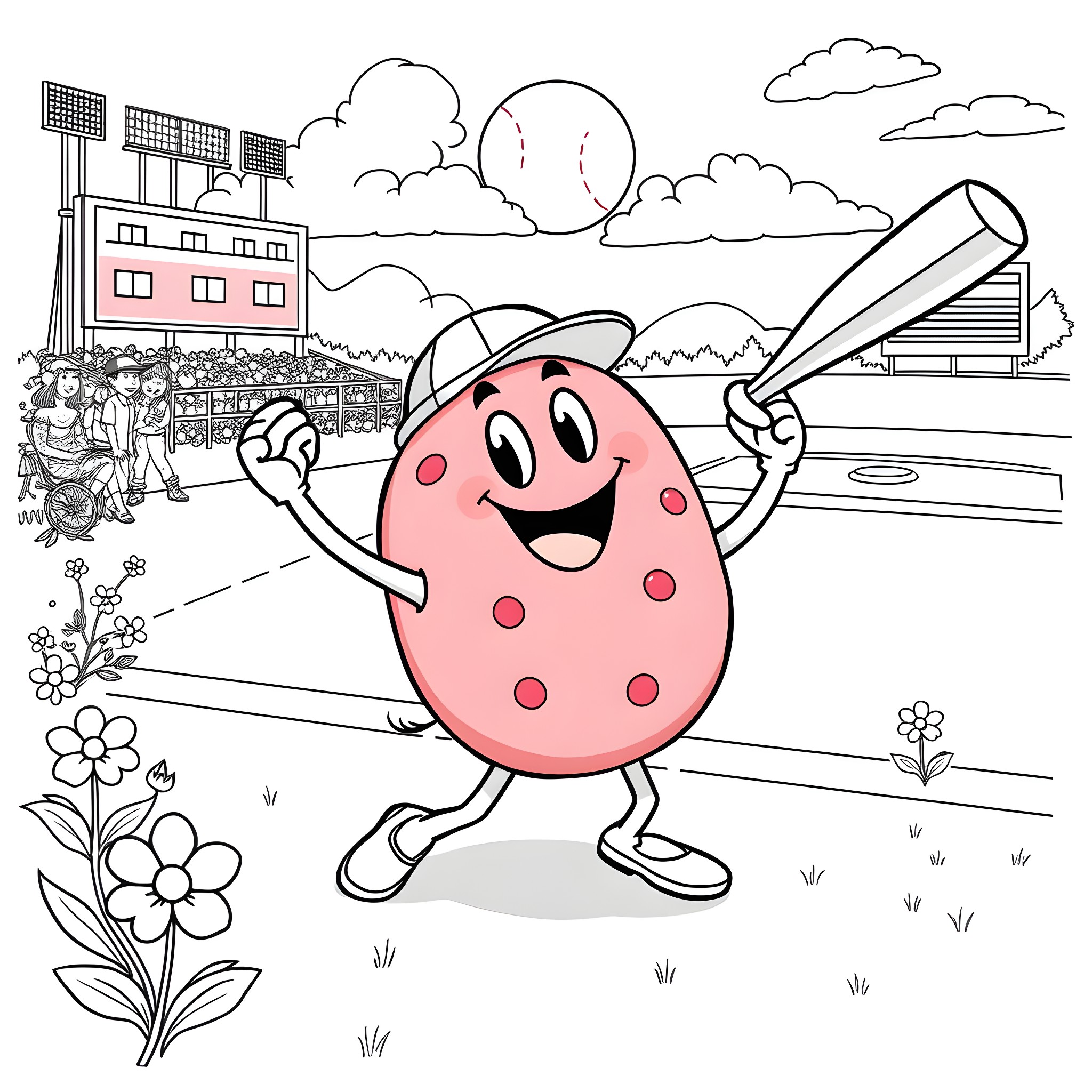 1 Best Meatball Coloring Pages (Free Printable PDFs)