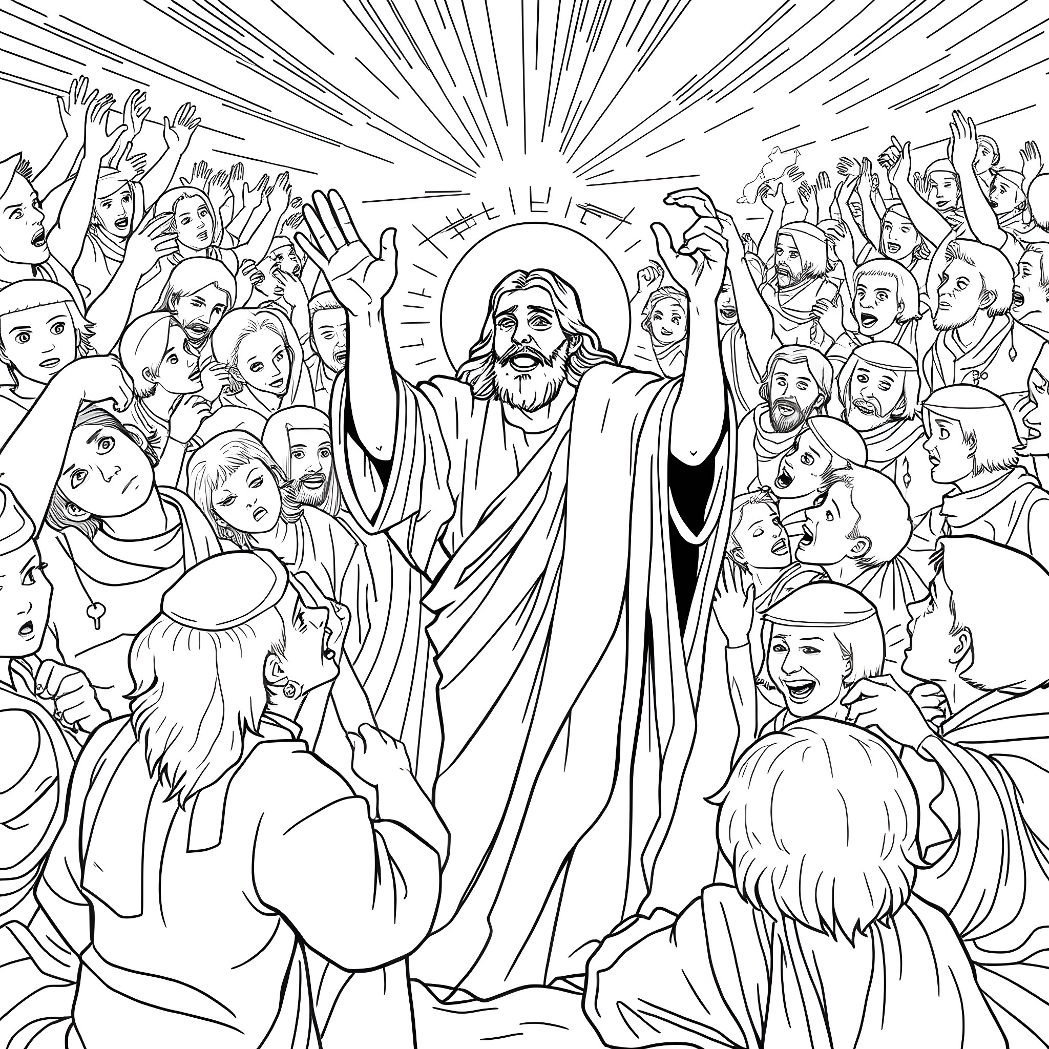 613 Best Jesus Coloring Pages (Free Printable PDFs)