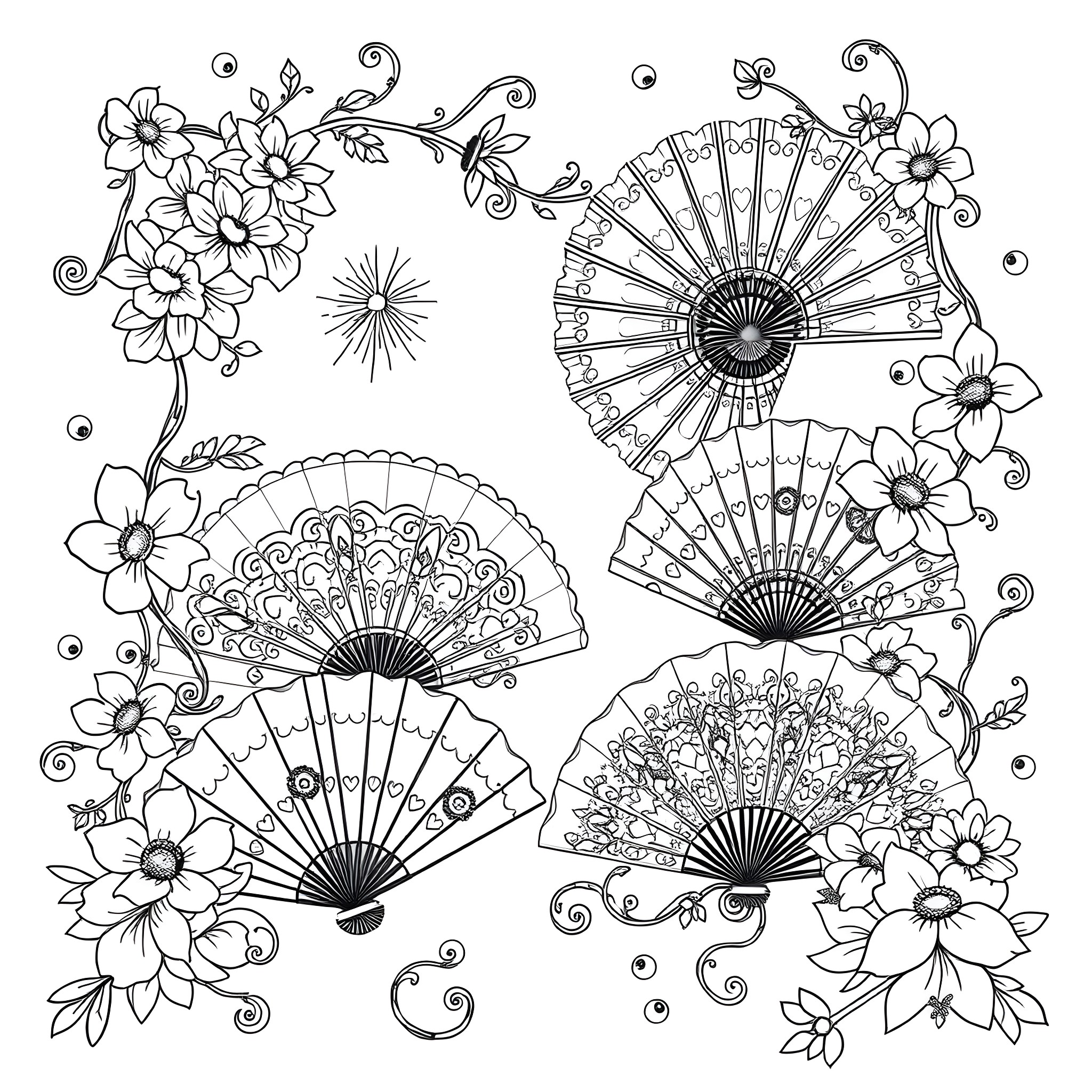 Best Fan Coloring Pages (Free Printable PDF)