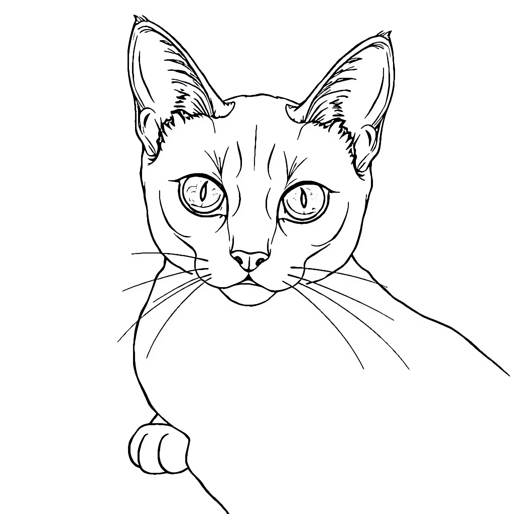 26 Best Siamese Cat Coloring Pages (Free Printable PDFs)