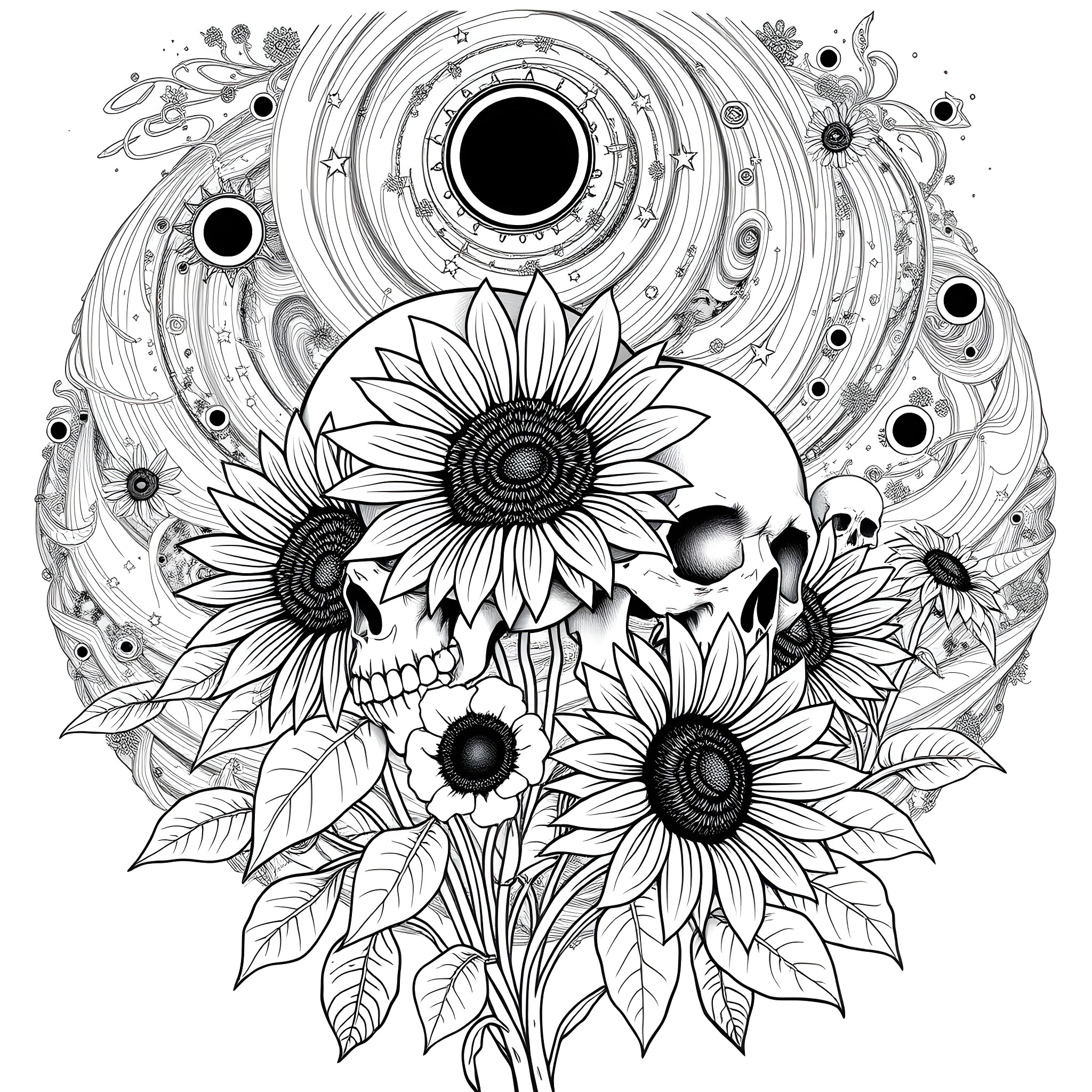 Best Skull Coloring Pages (Free Printable PDF)