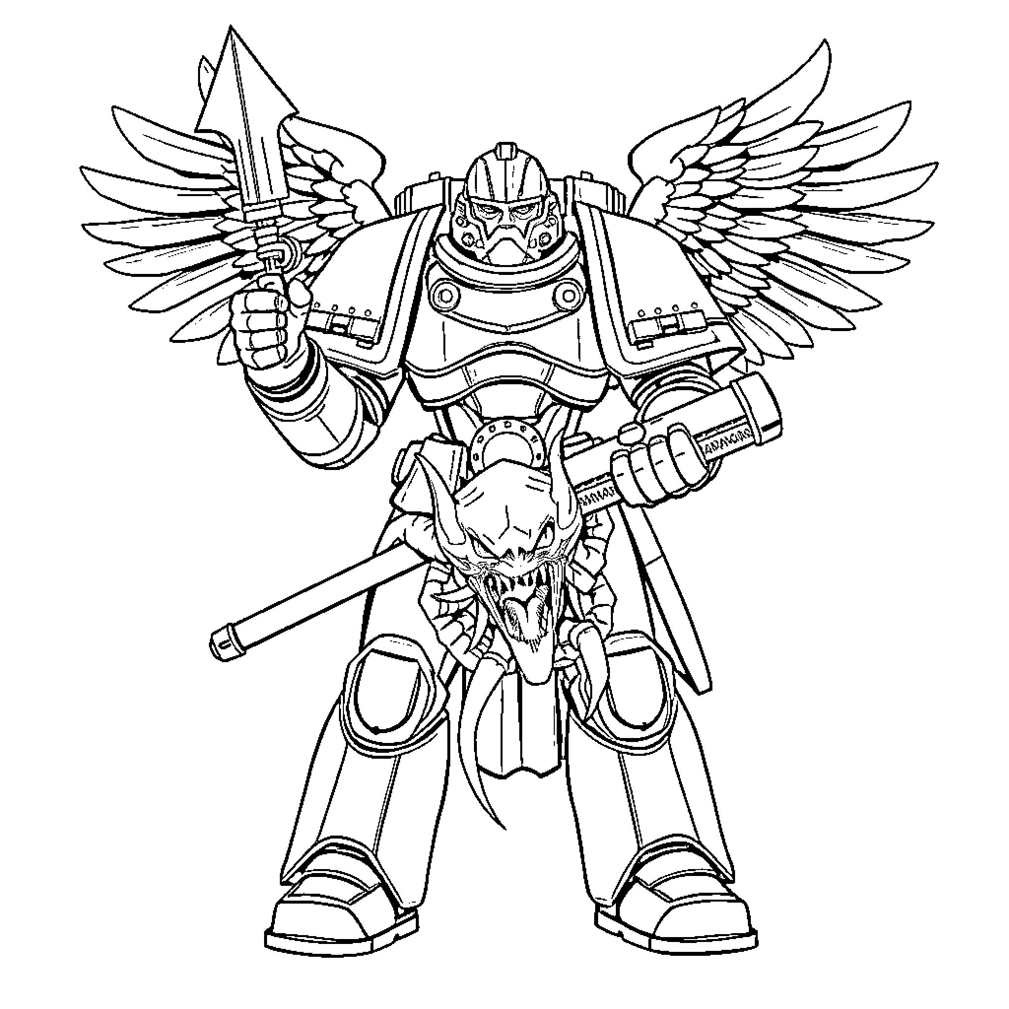 Best Space Marine Coloring Pages (Free Printable PDF)