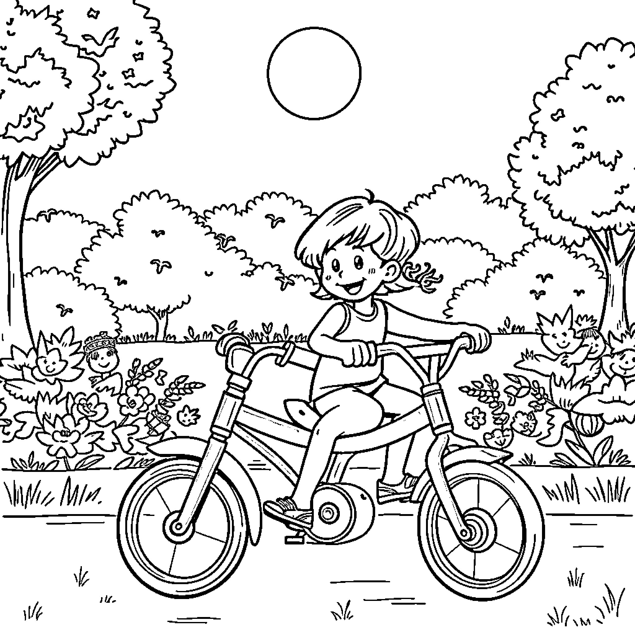 Best Tricycle Coloring Pages (Free Printable PDF)