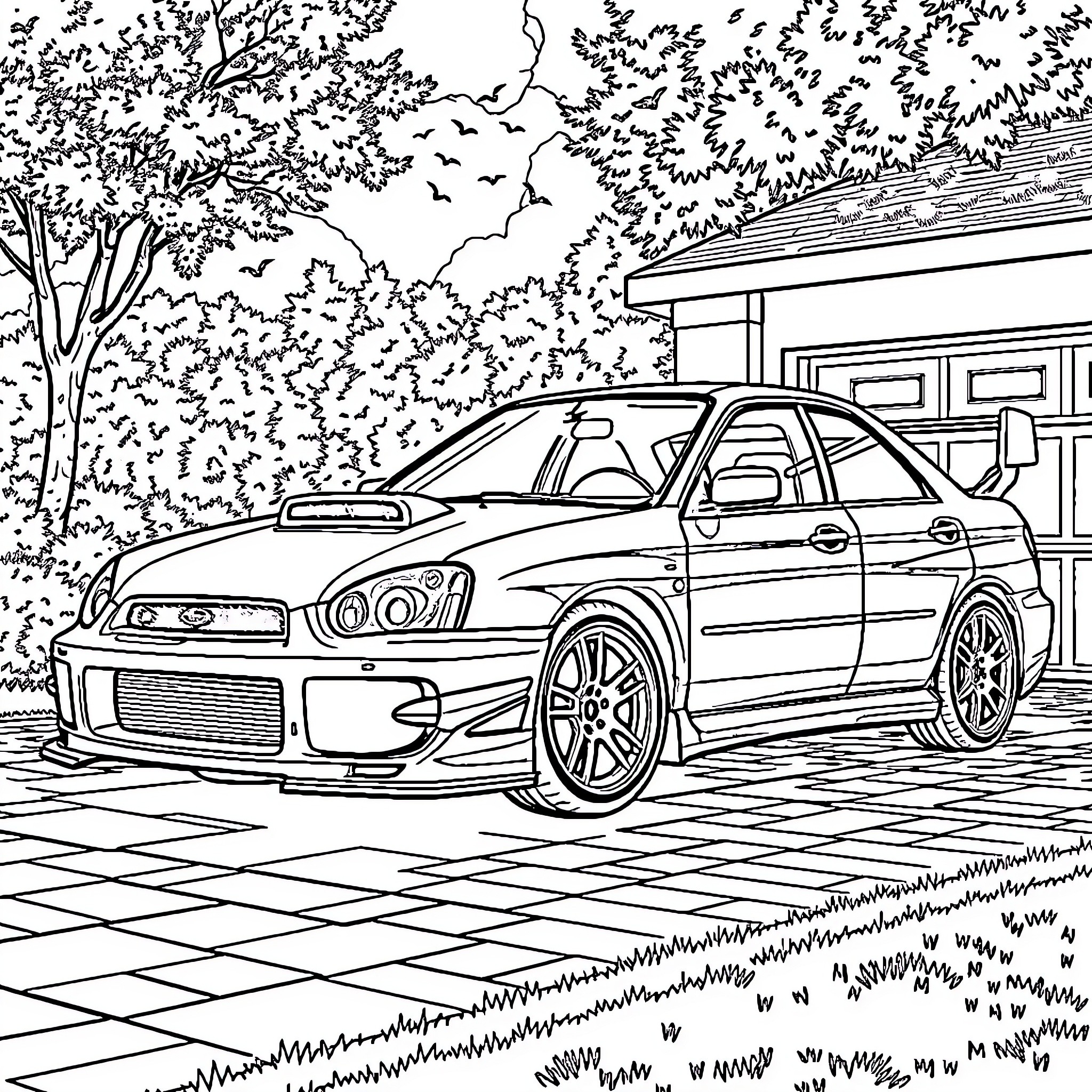 Best Subaru Coloring Pages (Free Printable PDF)
