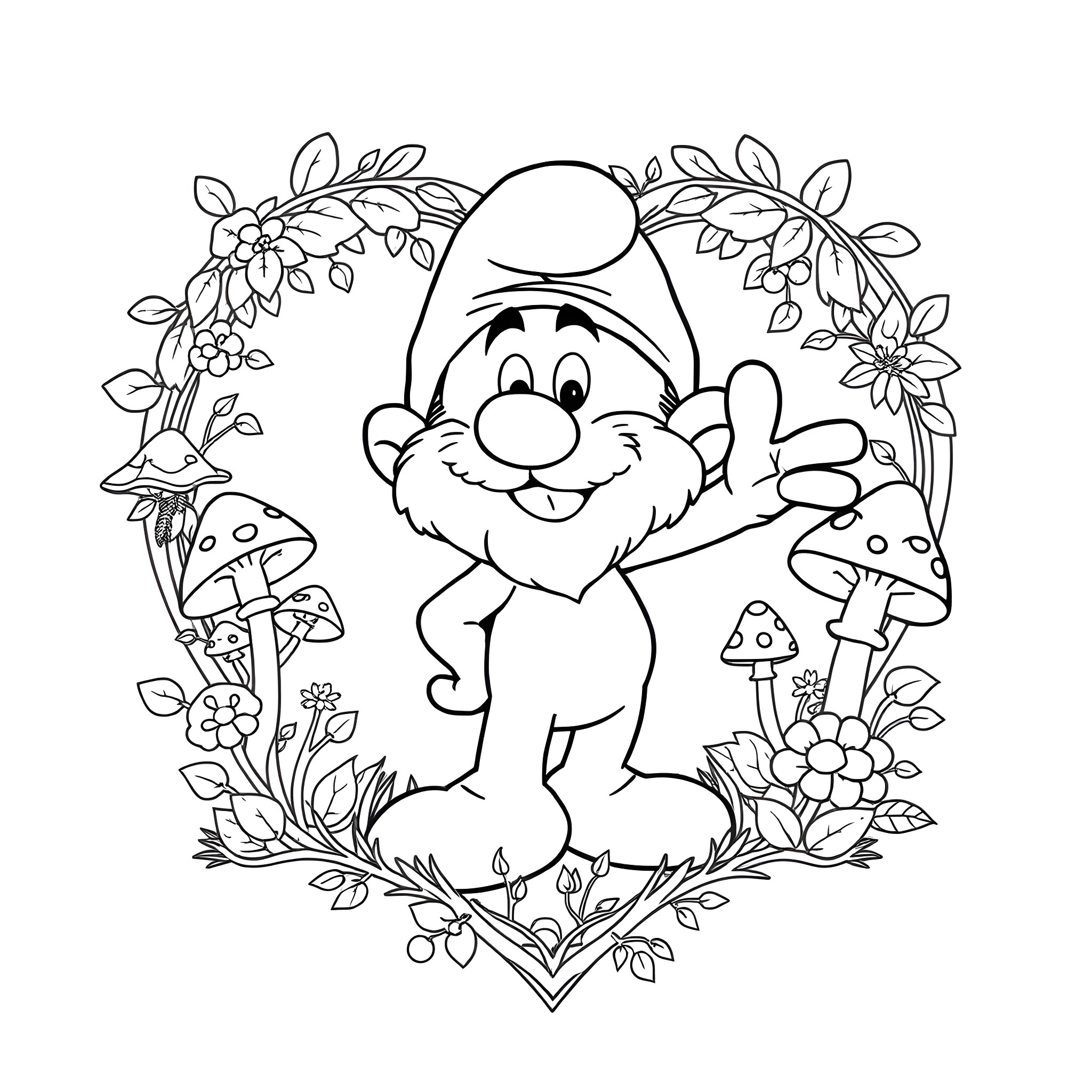 12 Best Papa Smurf Coloring Pages (Free Printable PDFs)