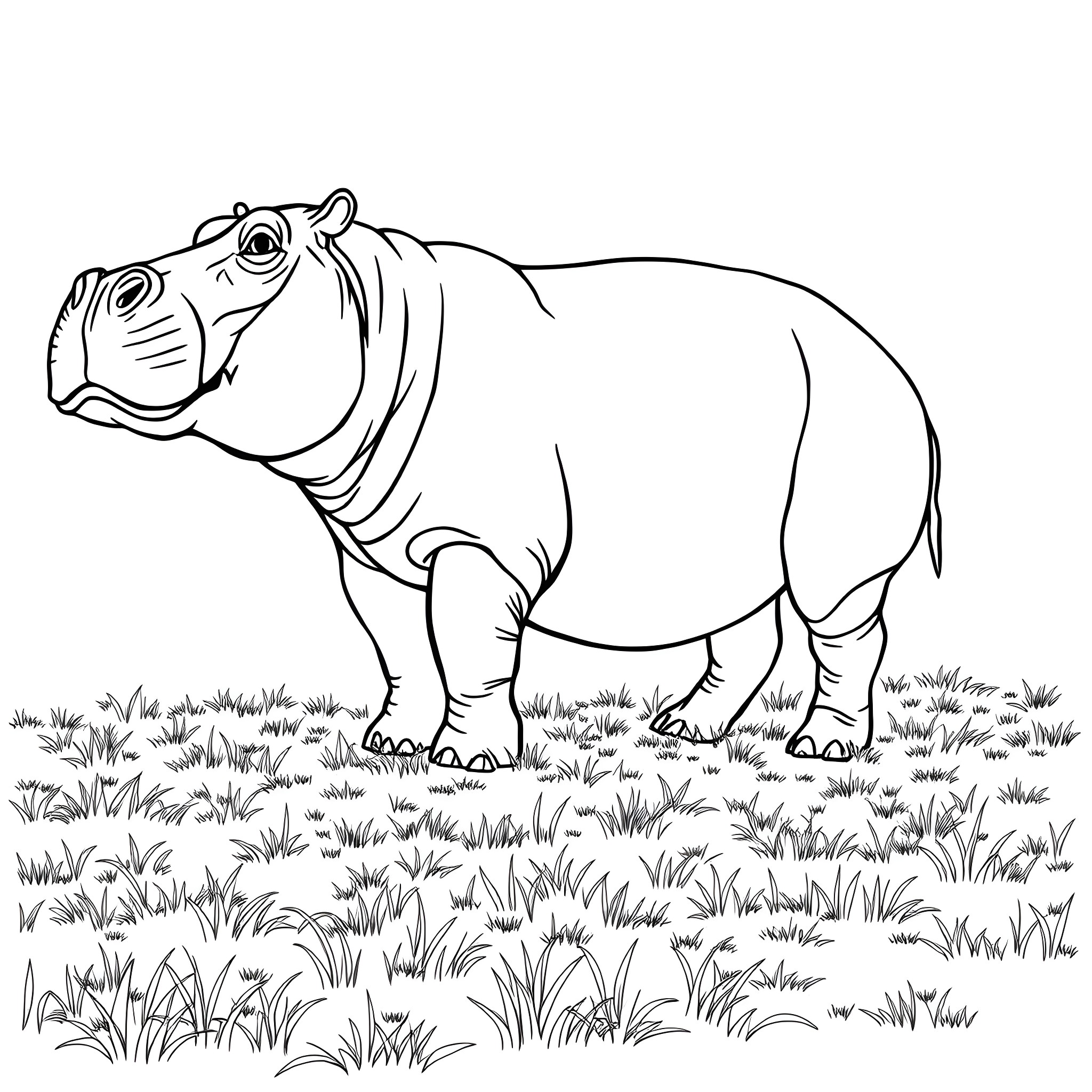 34 Best Hippopotamus Coloring Pages (Free Printable PDFs)