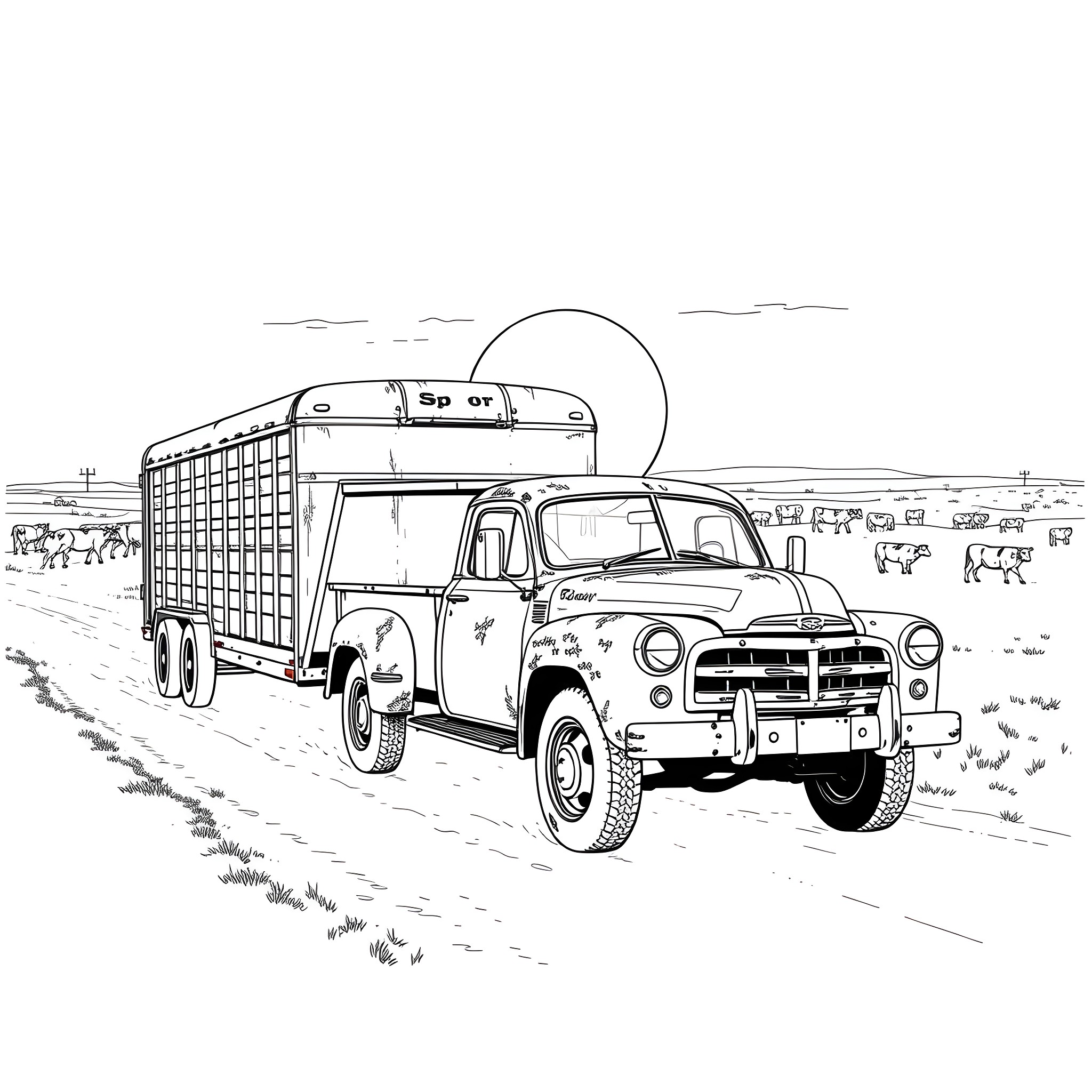 1 Best Ford F350 Coloring Pages (Free Printable PDFs)