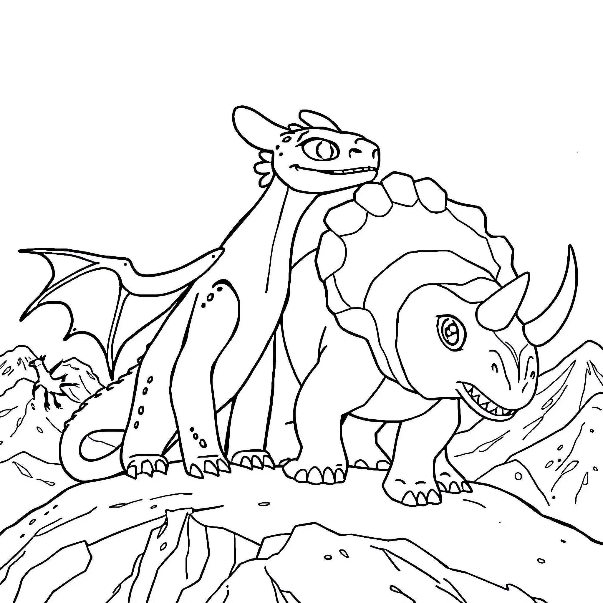 Best Toothless Coloring Pages (Free Printable PDF)