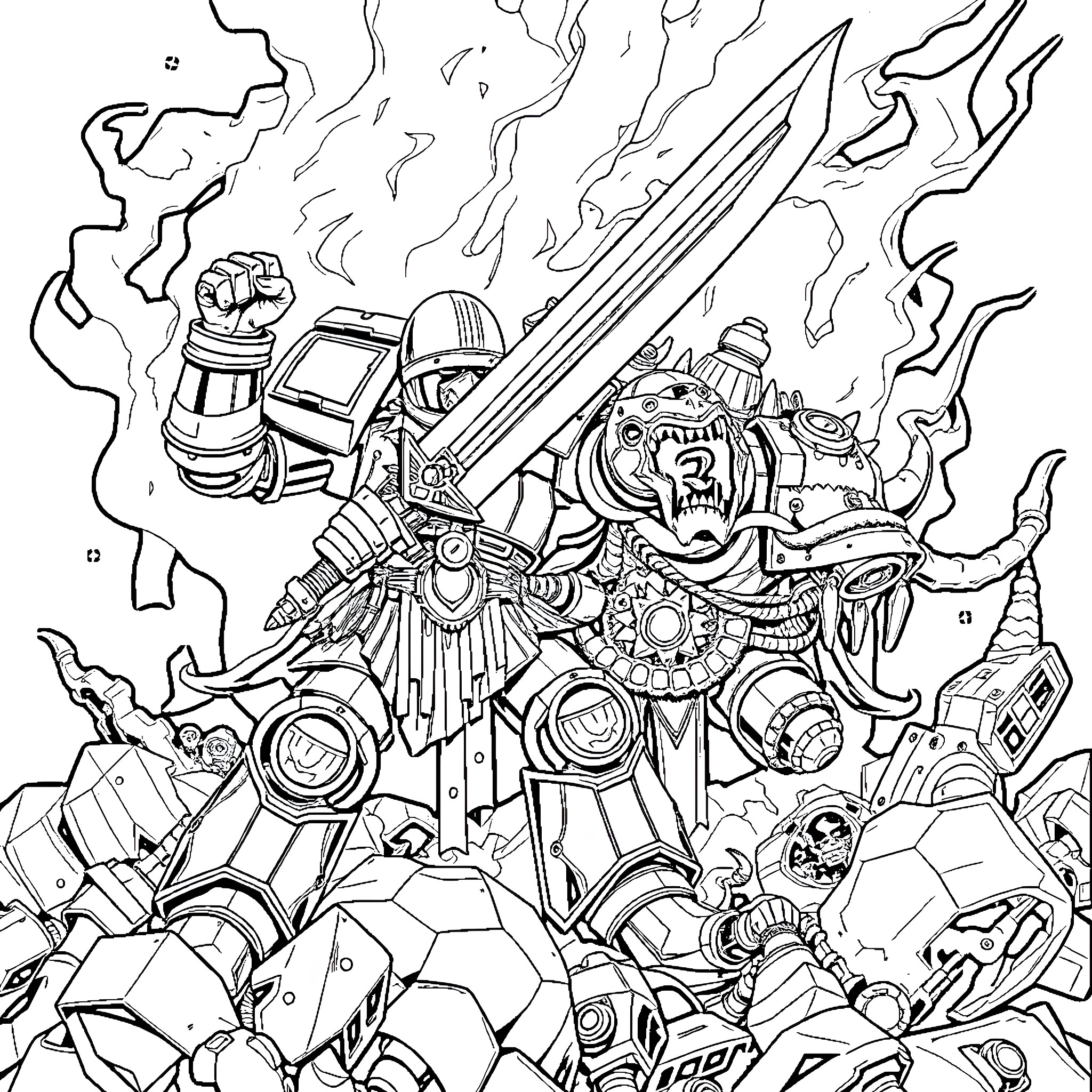 Best Space Marine Coloring Pages (Free Printable PDF)