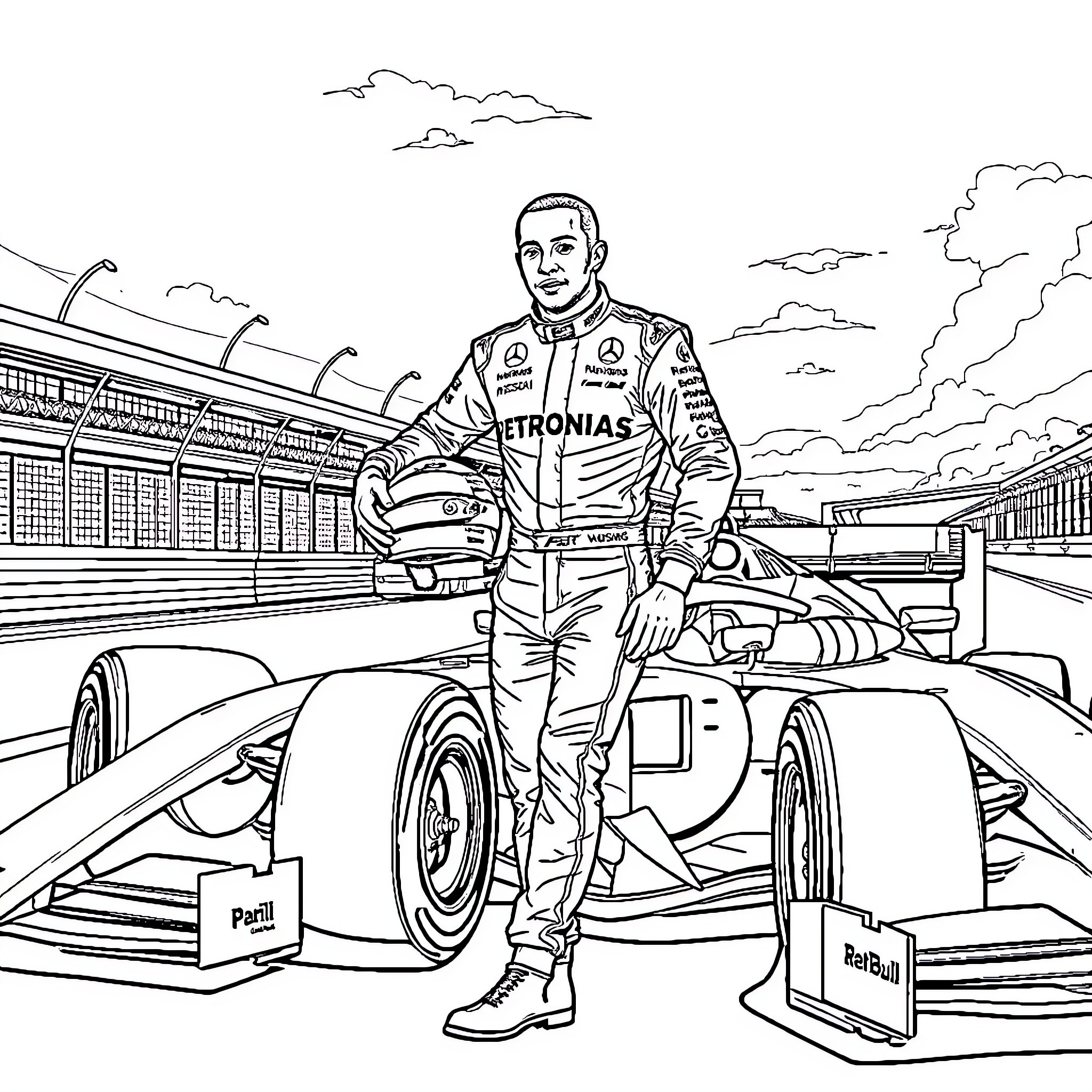 Best Lewis Hamilton Coloring Pages (Free Printable PDF)