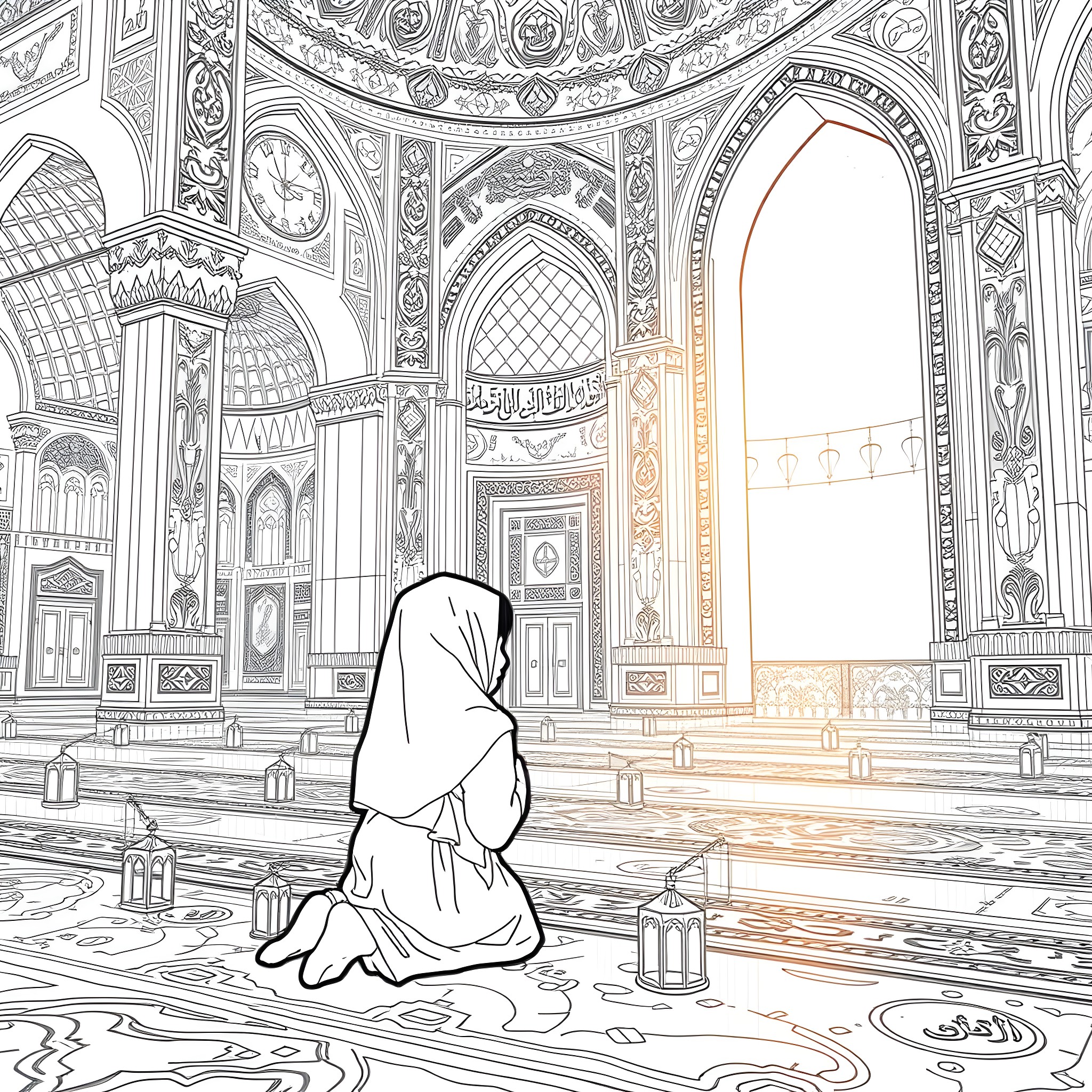 2 Best Muharram Coloring Pages (Free Printable PDFs)