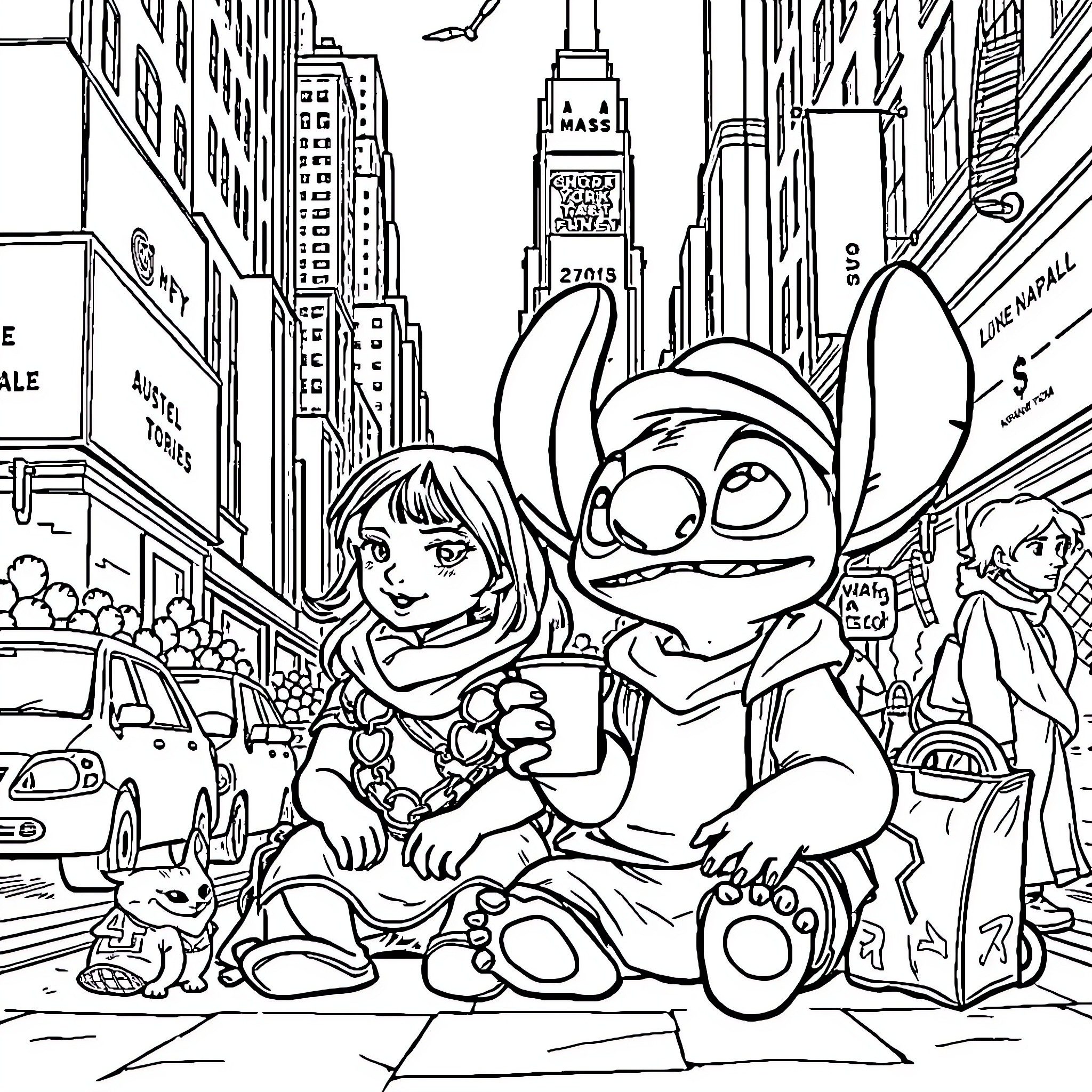 143 Best Lilo And Stitch Coloring Pages (Free Printable PDFs)