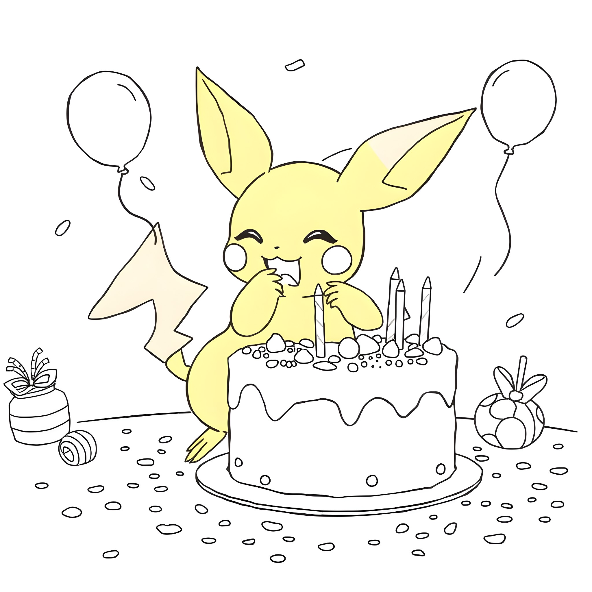 Best Raichu Coloring Pages (Free Printable PDF)