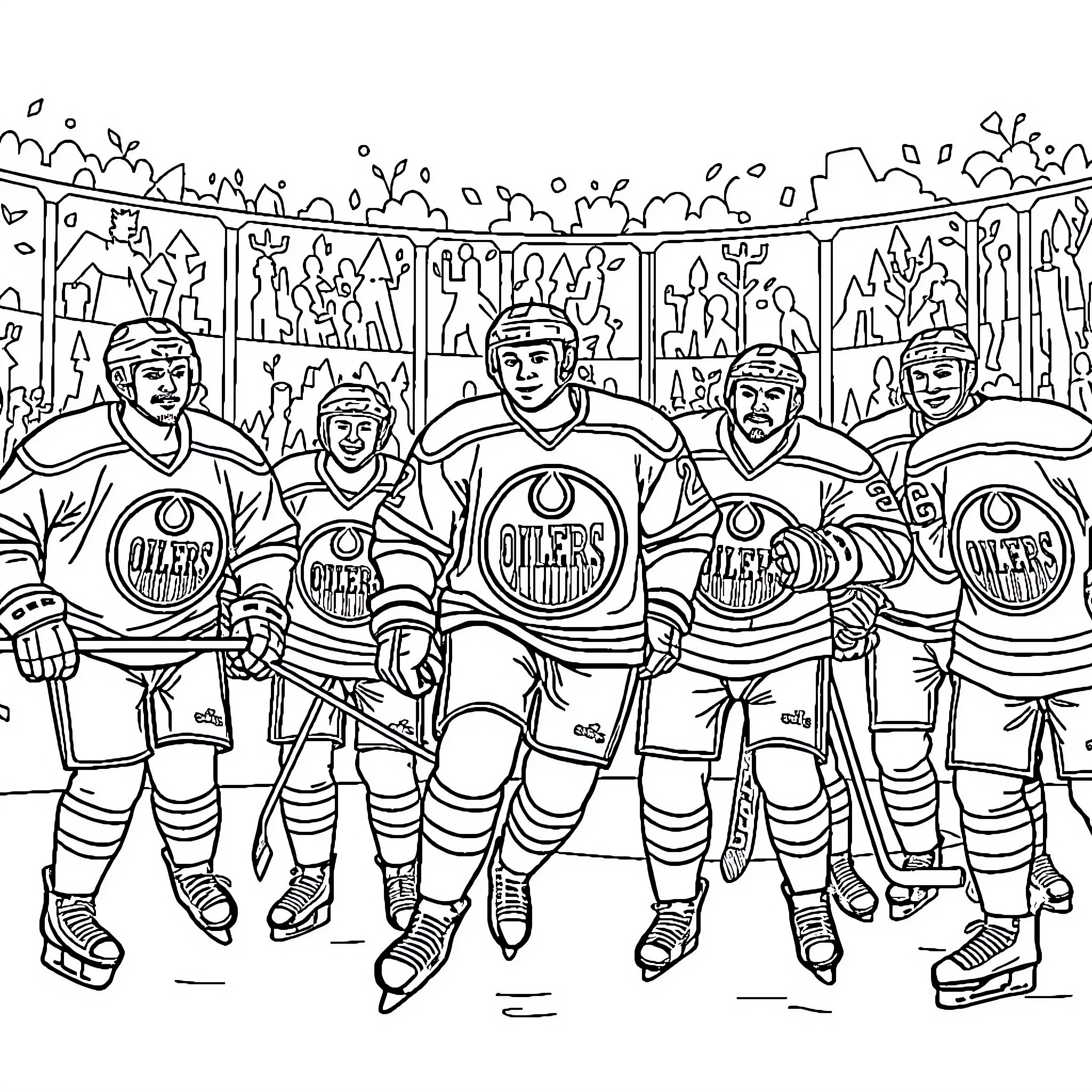 Best Edmonton Oilers Coloring Pages (Free Printable PDF)
