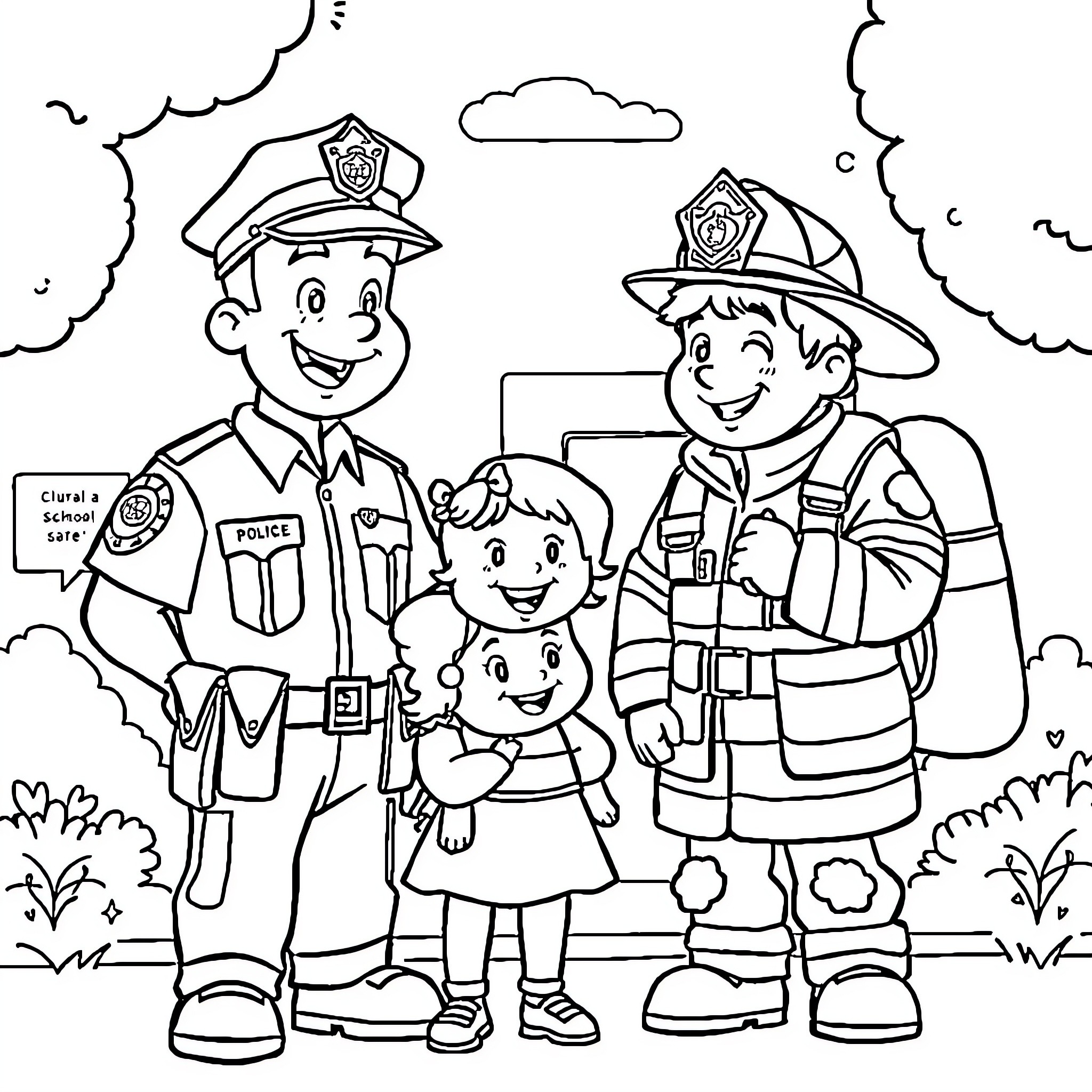 Best Policeman Coloring Pages (Free Printable PDF)