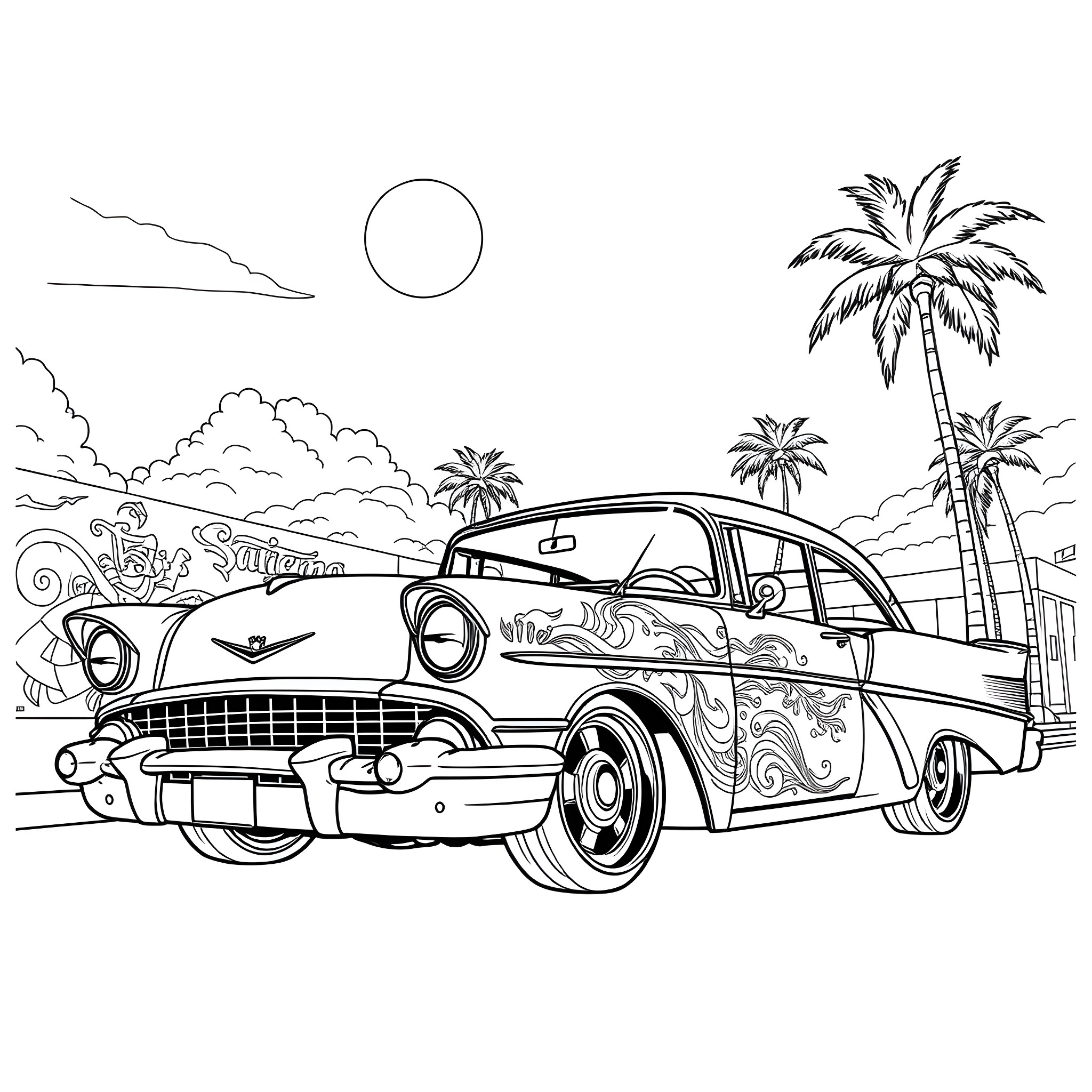 12 Best Lowrider Coloring Pages (Free Printable PDFs)