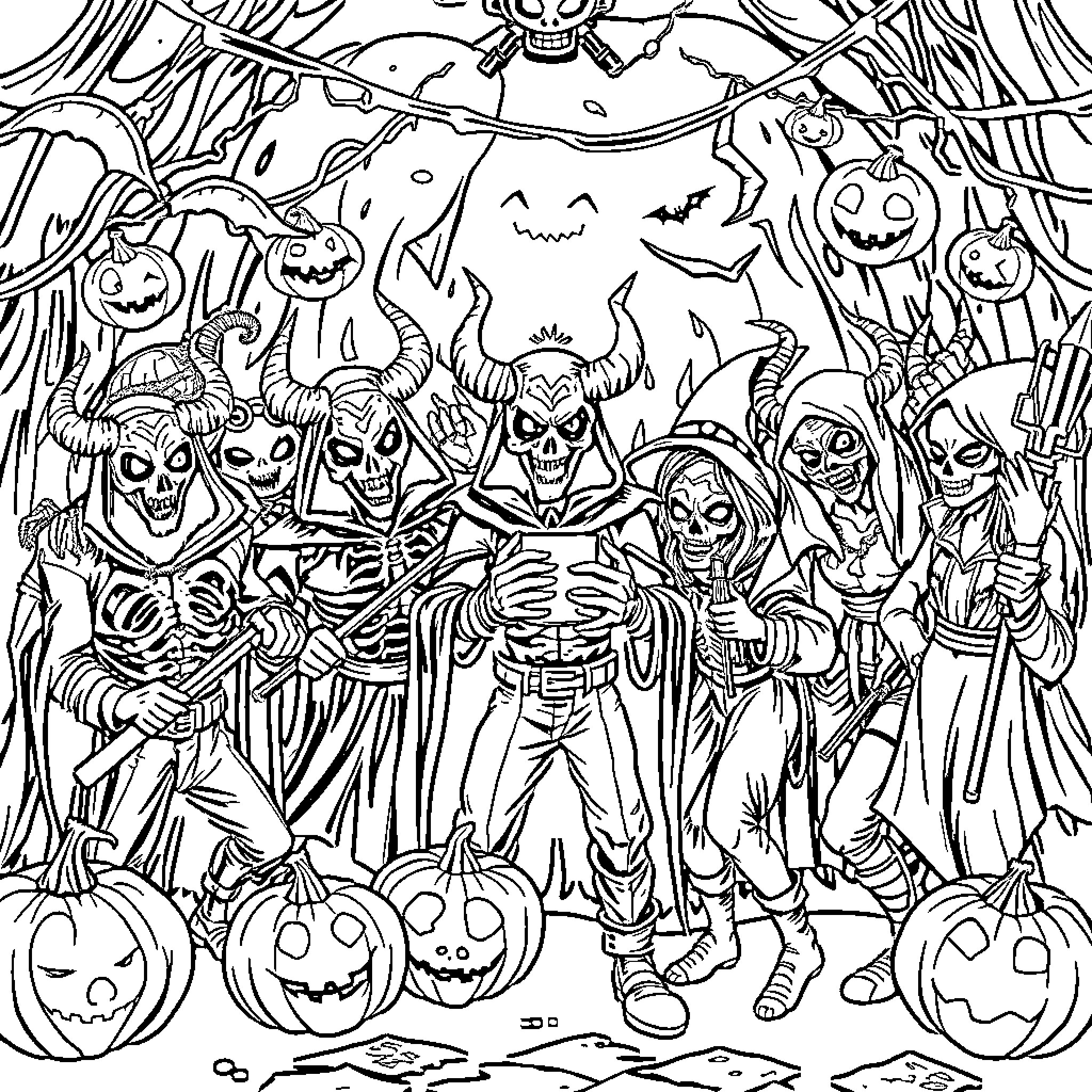 Best Demon Coloring Pages (Free Printable PDF)