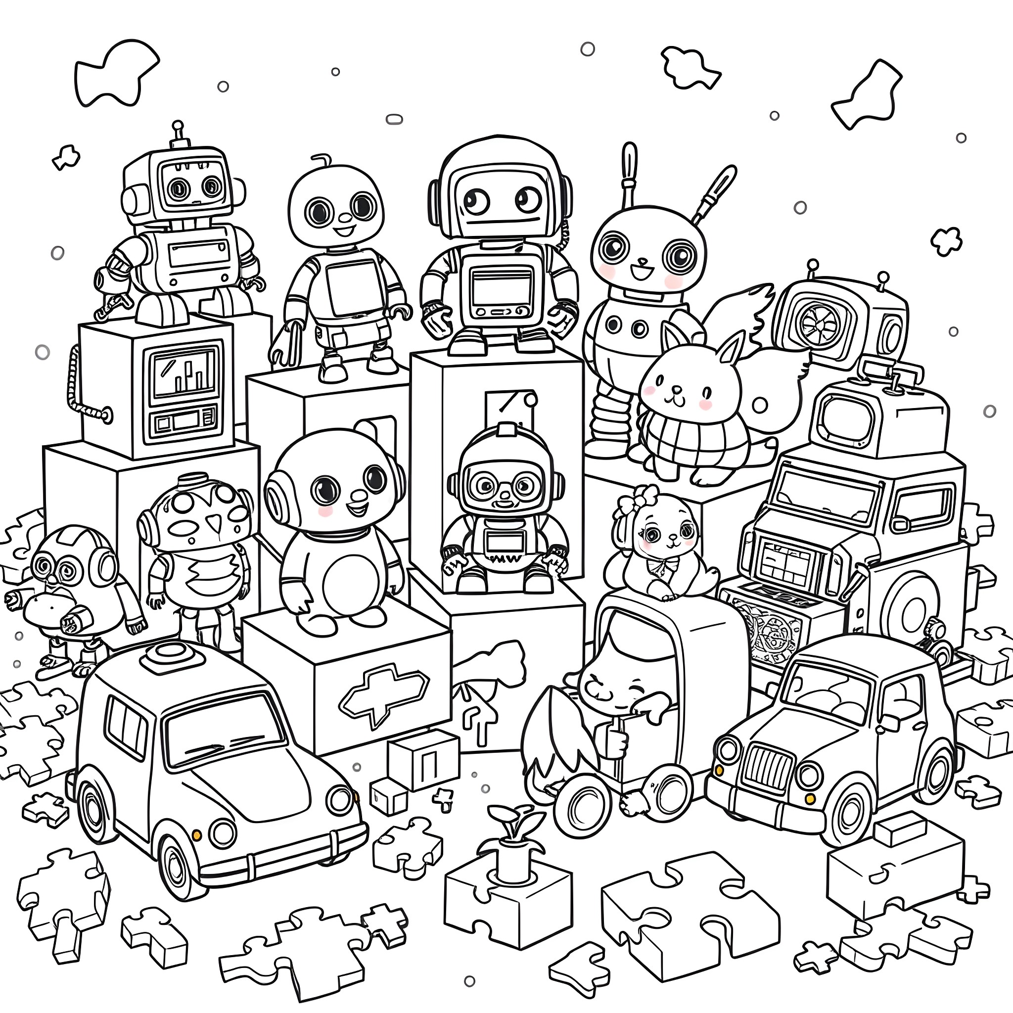 Best Toy Coloring Pages (Free Printable PDF)