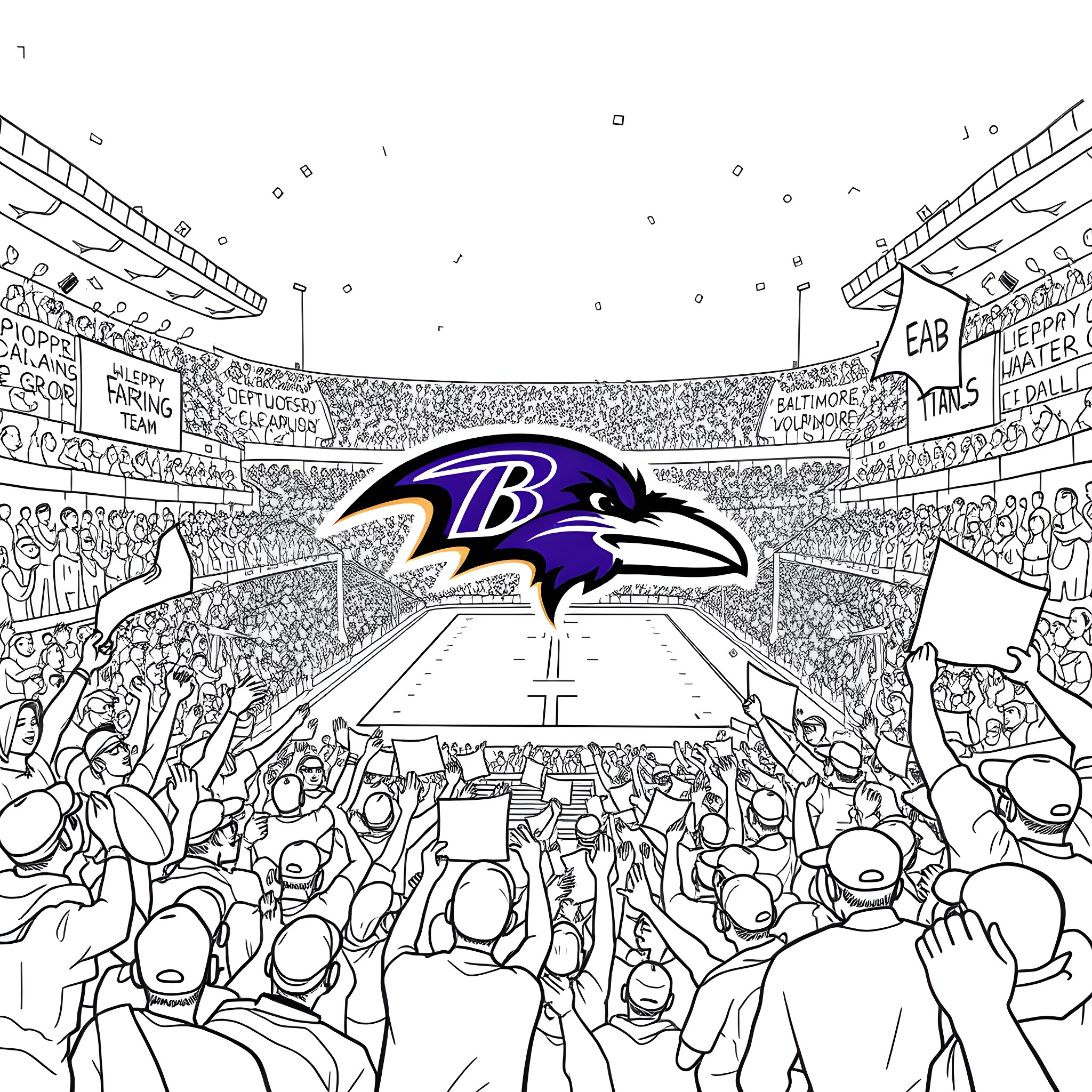 1 Best Baltimore Ravens Coloring Pages (Free Printable PDFs)