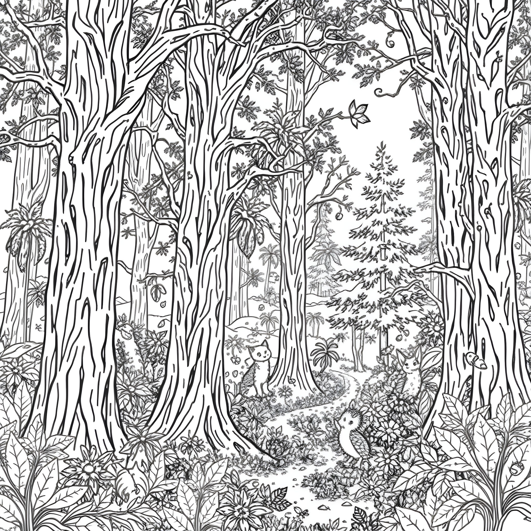 Best Nature Coloring Pages (Free Printable PDF)