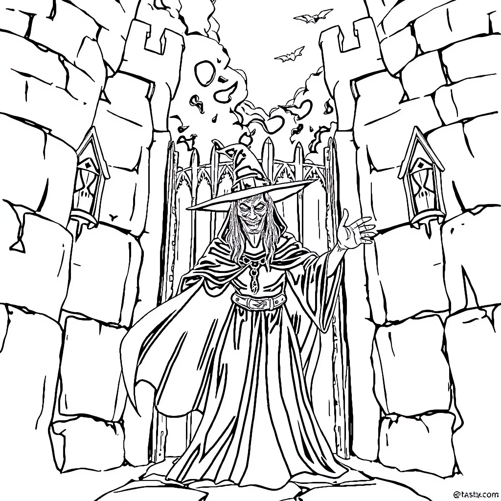 Best Witch Coloring Pages (Free Printable PDF)