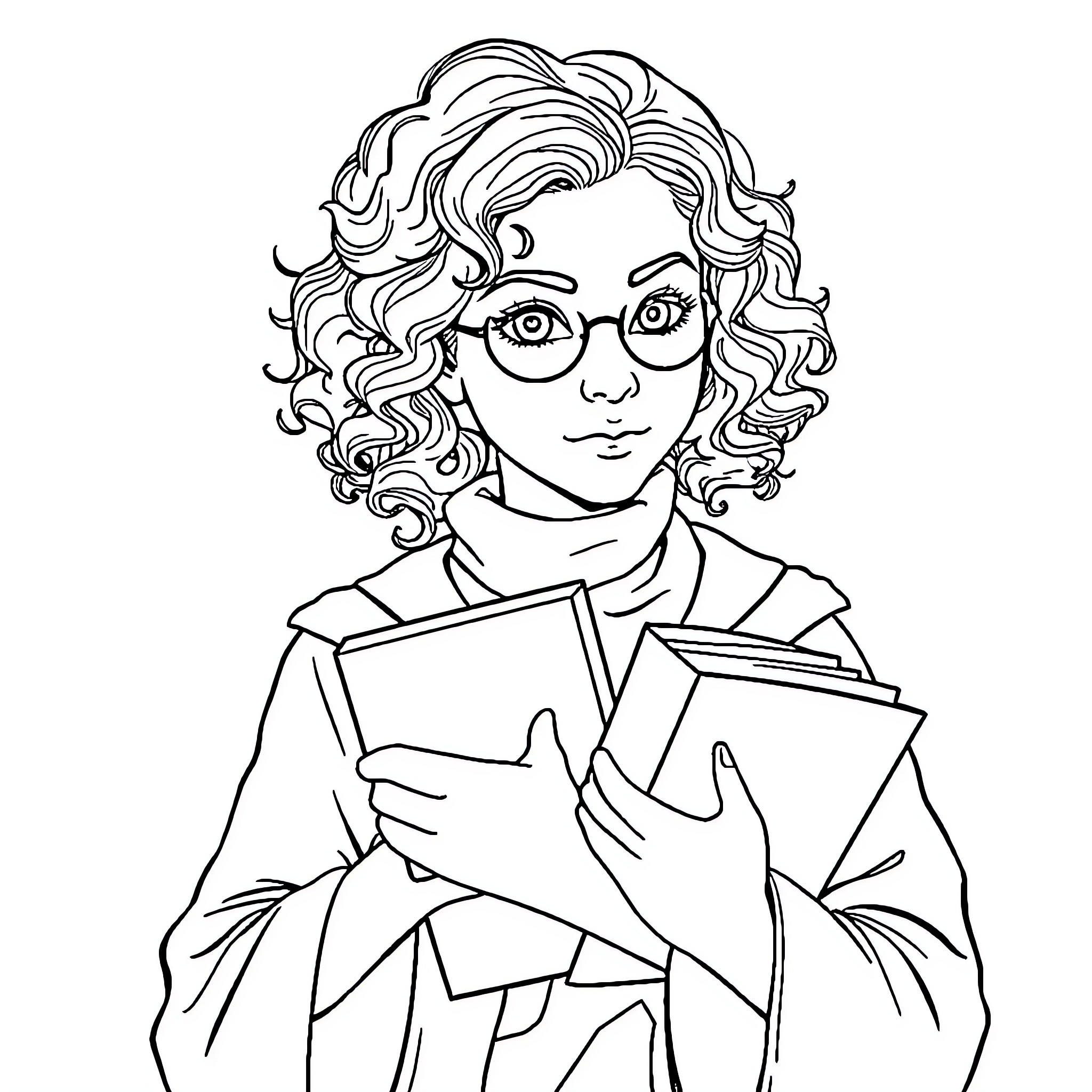 Best Hermione Granger Coloring Pages (Free Printable PDF)