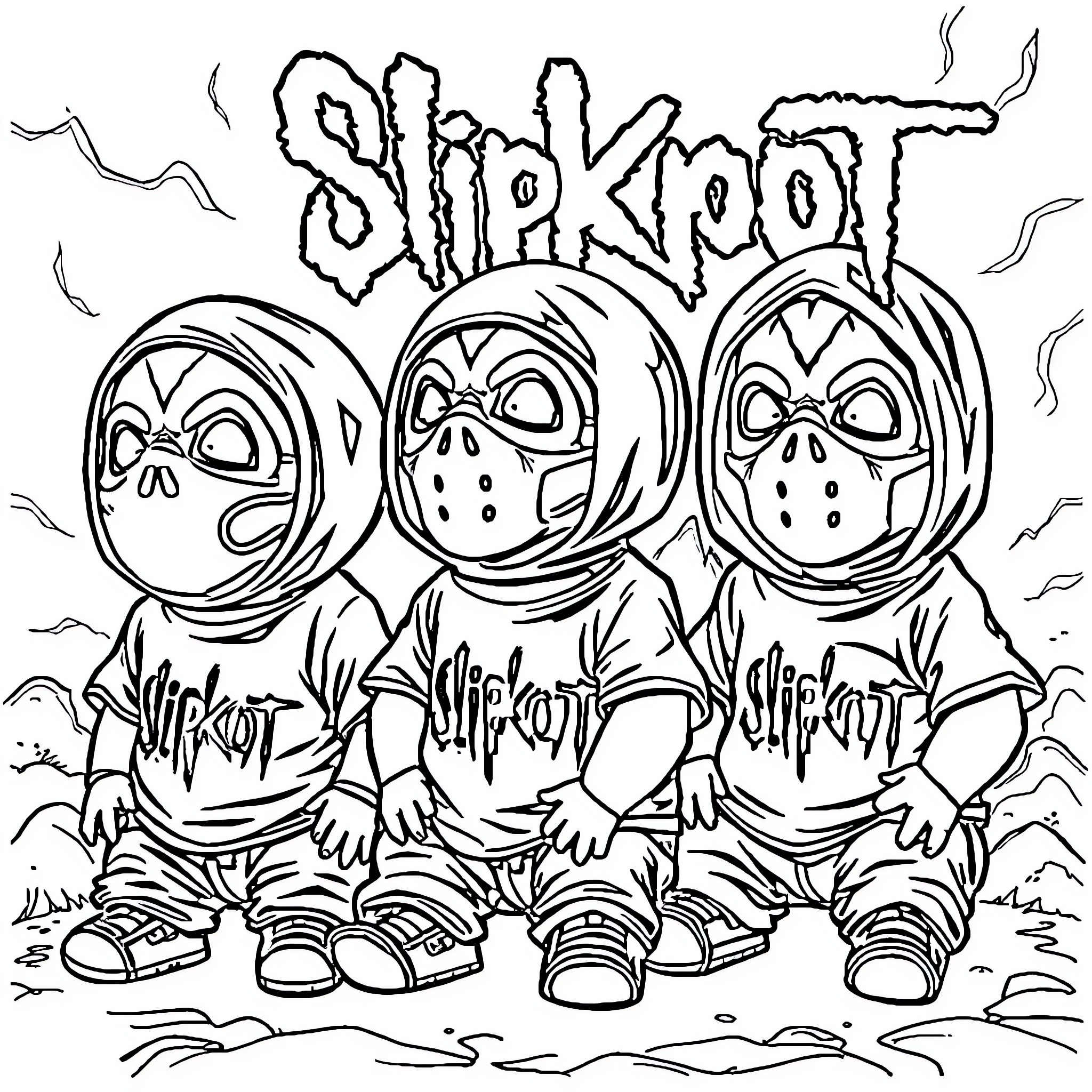 Best Slipknot Coloring Pages (Free Printable PDF)