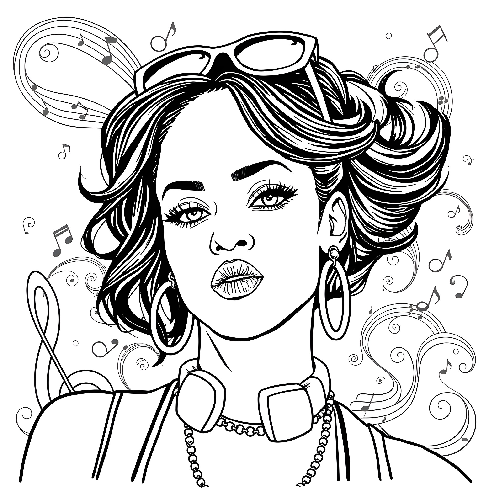 20 Best Rihanna Coloring Pages (Free Printable PDFs)