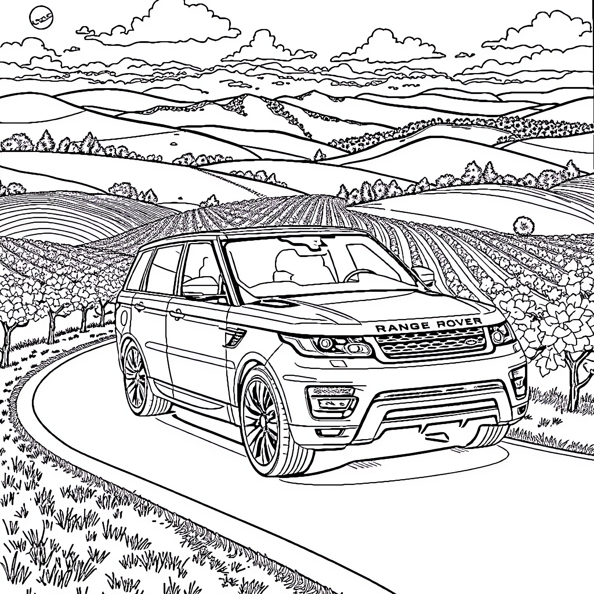 17 Best Range Rover Coloring Pages (Free Printable PDFs)