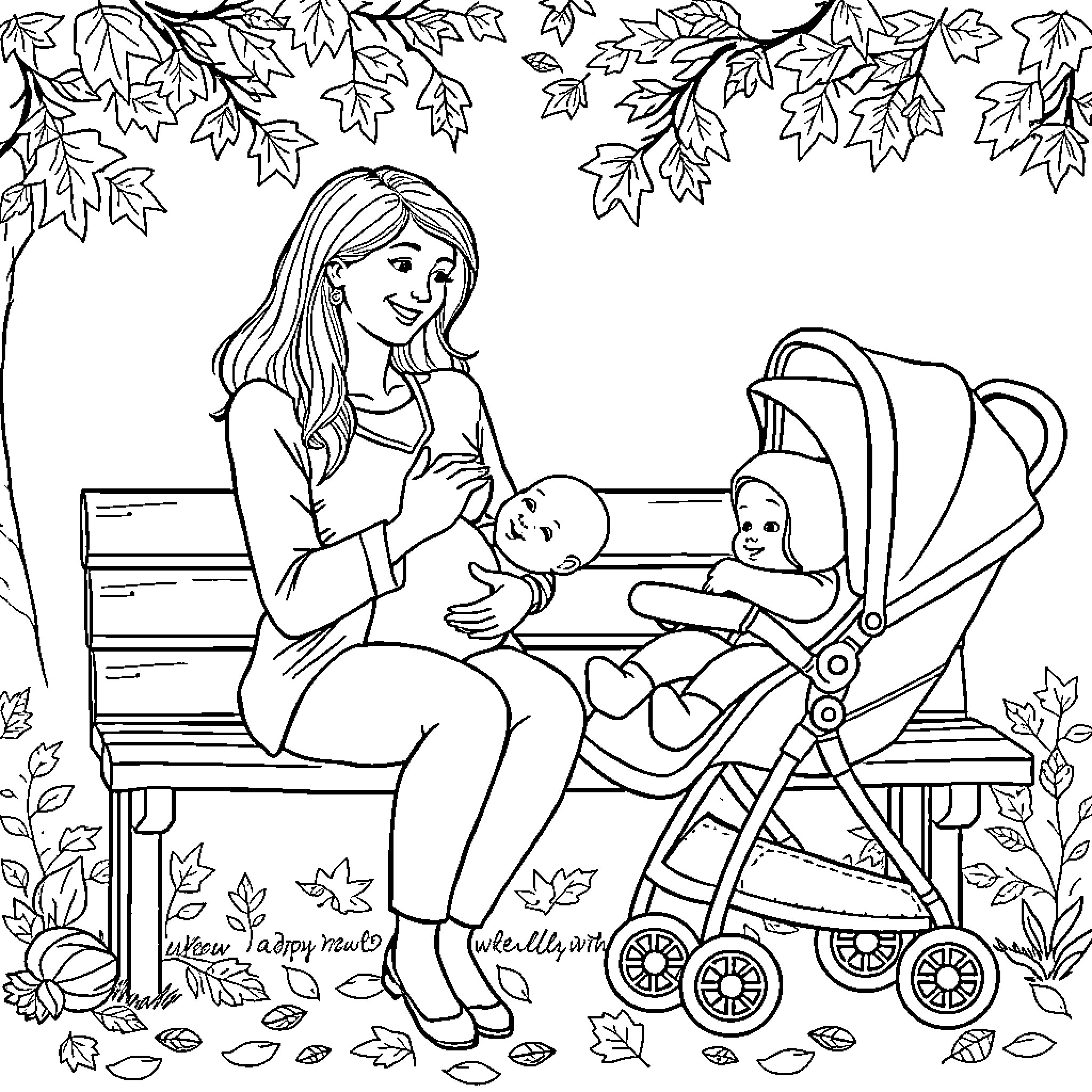 Best Mom Coloring Pages (Free Printable PDF)