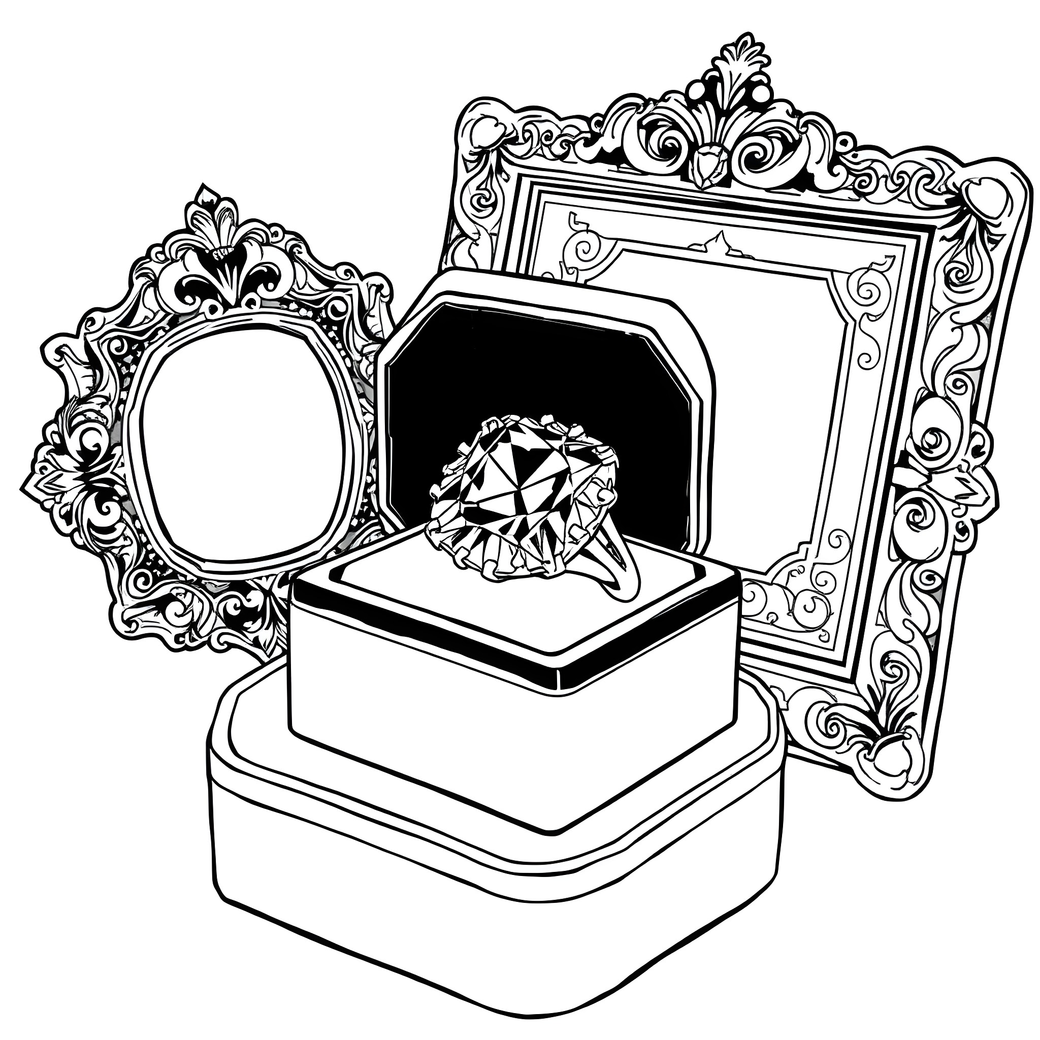 Best Gemstone Coloring Pages (Free Printable PDF)