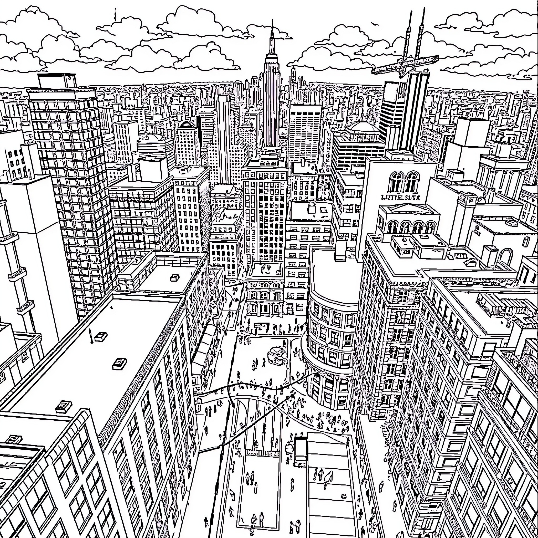 Best City Coloring Pages (Free Printable PDF)
