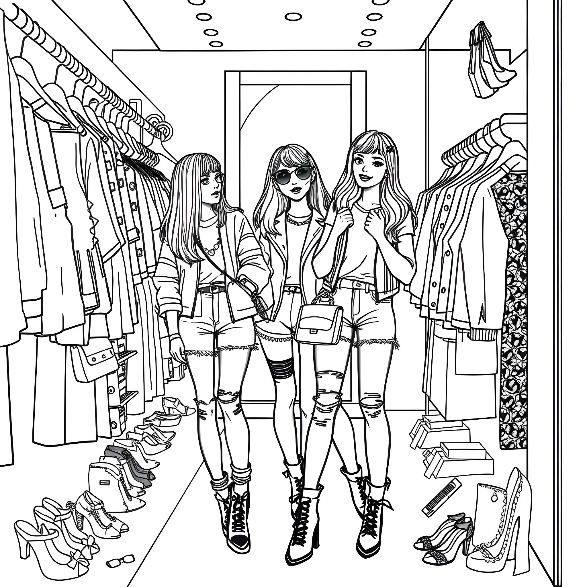 150 Best Teen Girl Coloring Pages (Free Printable PDFs)