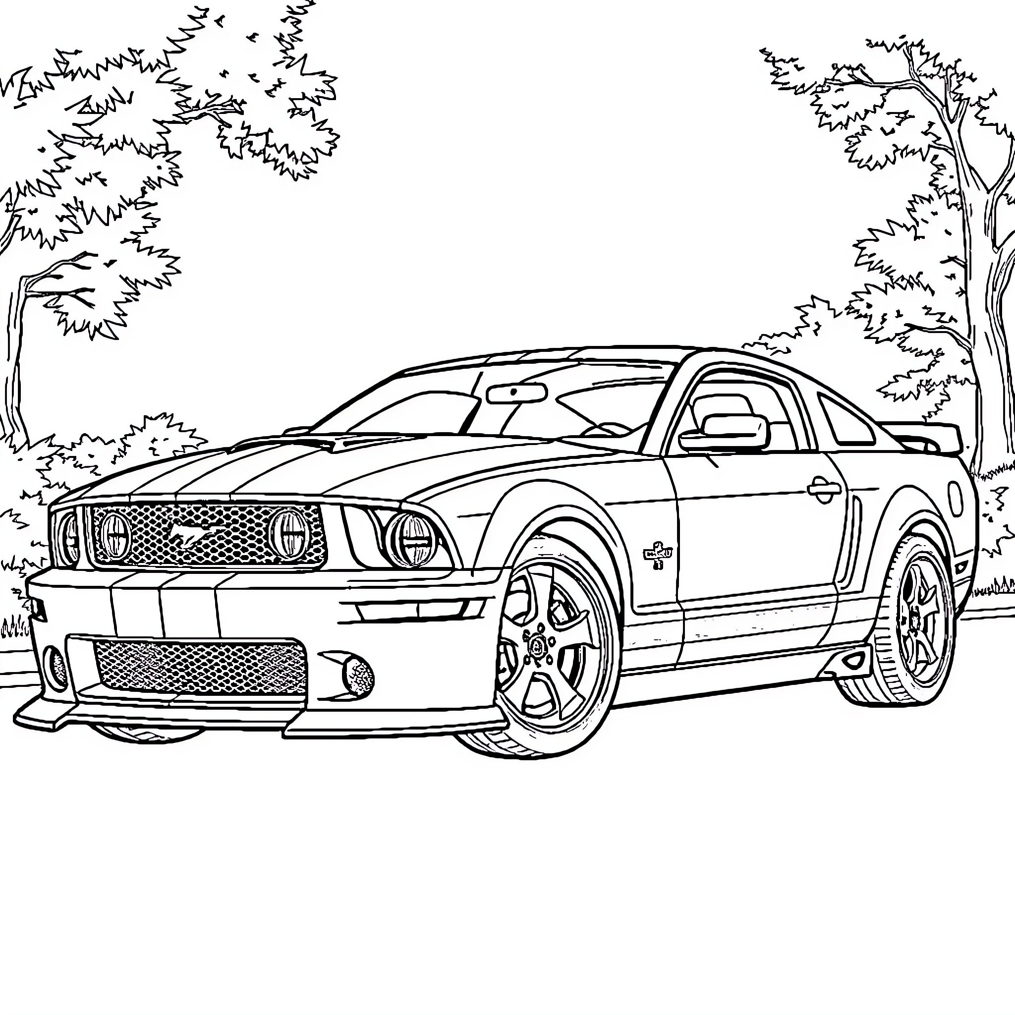 84 Best Mustang Coloring Pages (Free Printable PDFs)