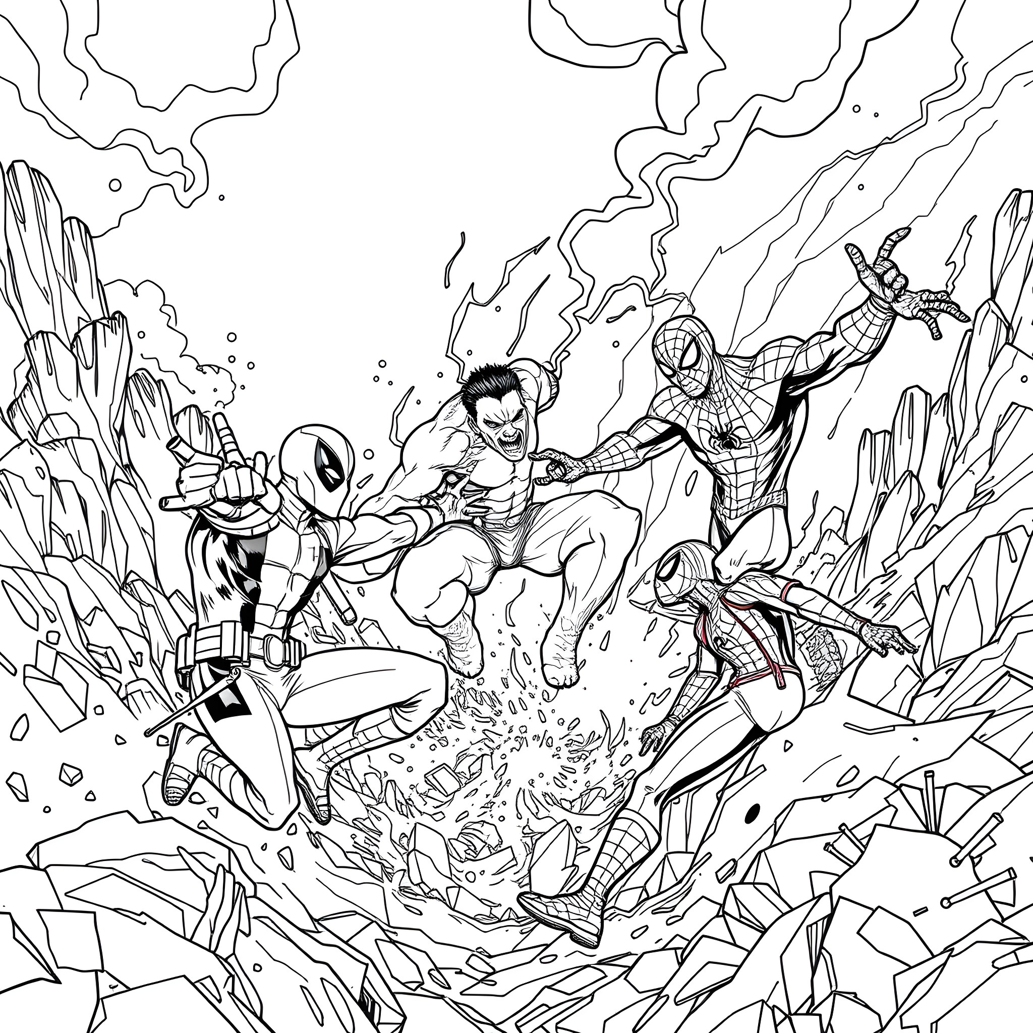 Best Superhero Coloring Pages (Free Printable PDF)