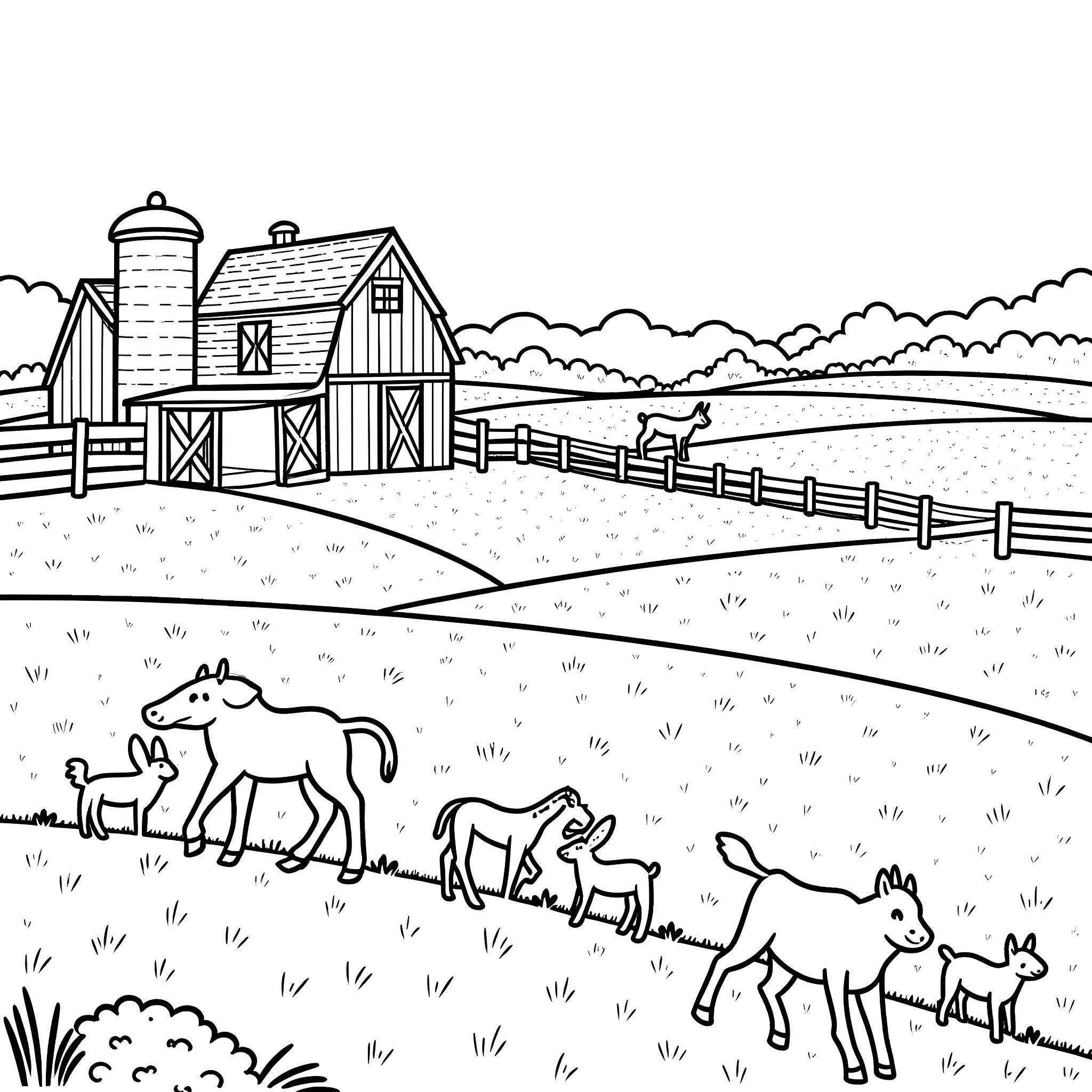 Best Farm Coloring Pages (Free Printable PDF)
